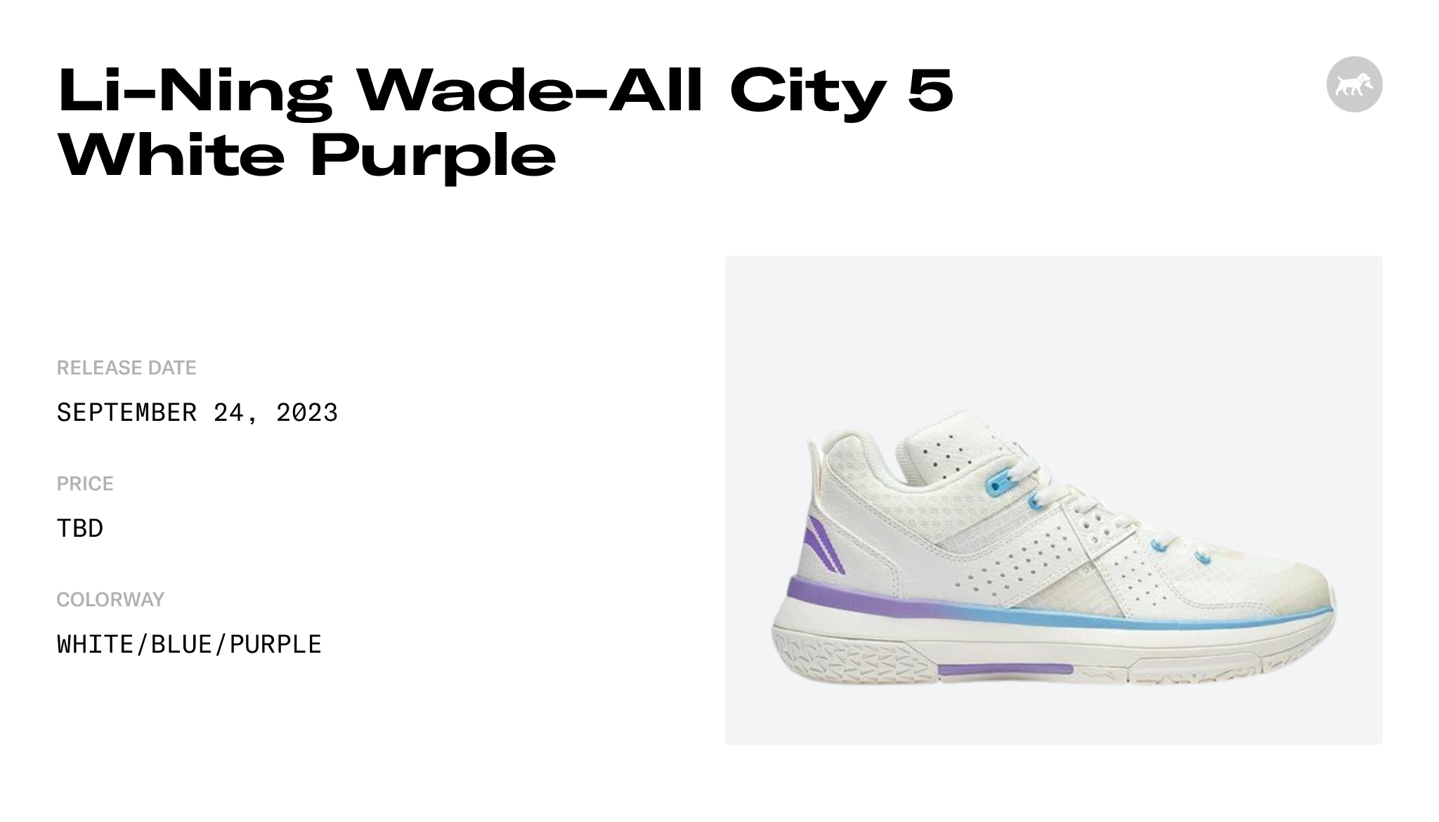 Li-Ning Wade-All City 5 White Purple - ABAS105-4 Raffles & Where to Buy