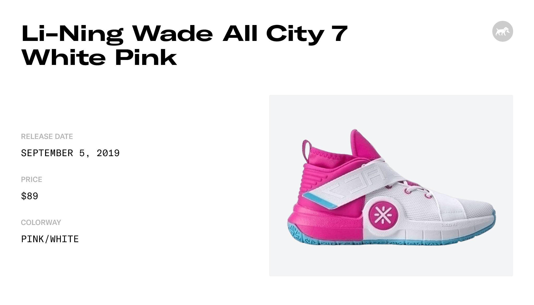 Li-Ning Wade All City 7 White Pink - ABAP105-6 Raffles & Where to Buy