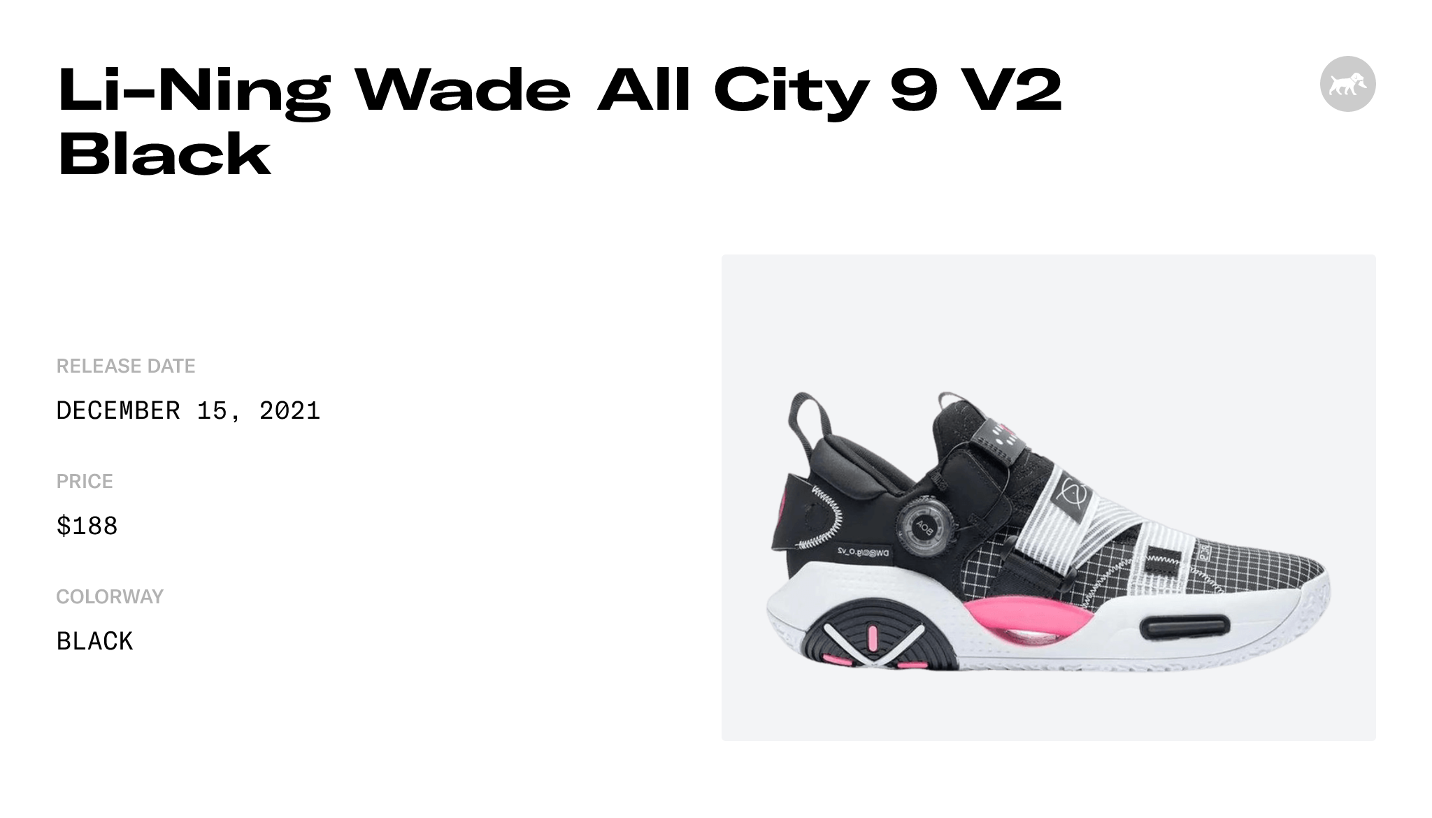Li-Ning Wade All City 9 V2 Black - ABAR121-1 Raffles & Where to Buy