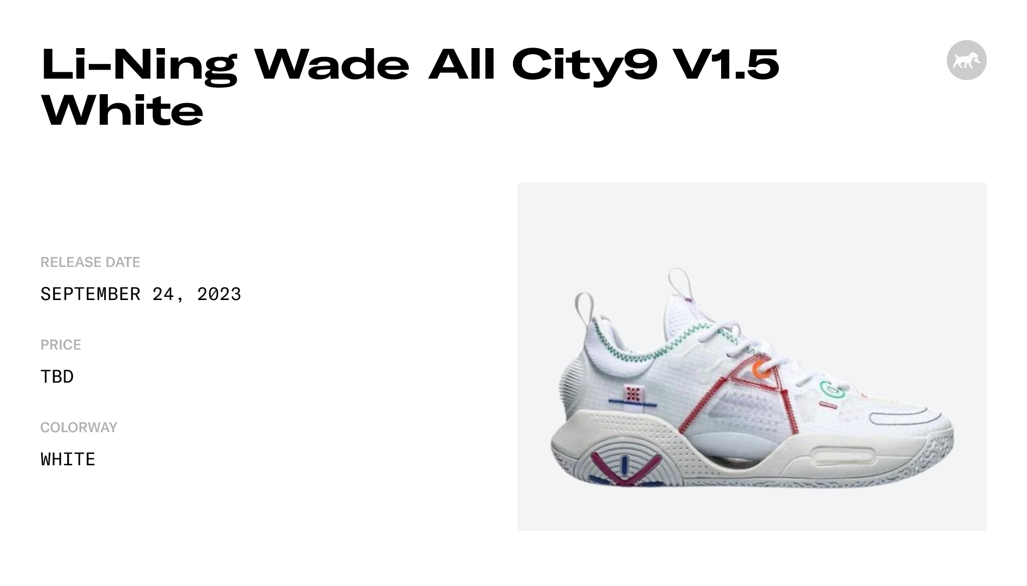 Li-Ning Wade All City9 V1.5 White - ABAT121-1 Raffles & Where to Buy
