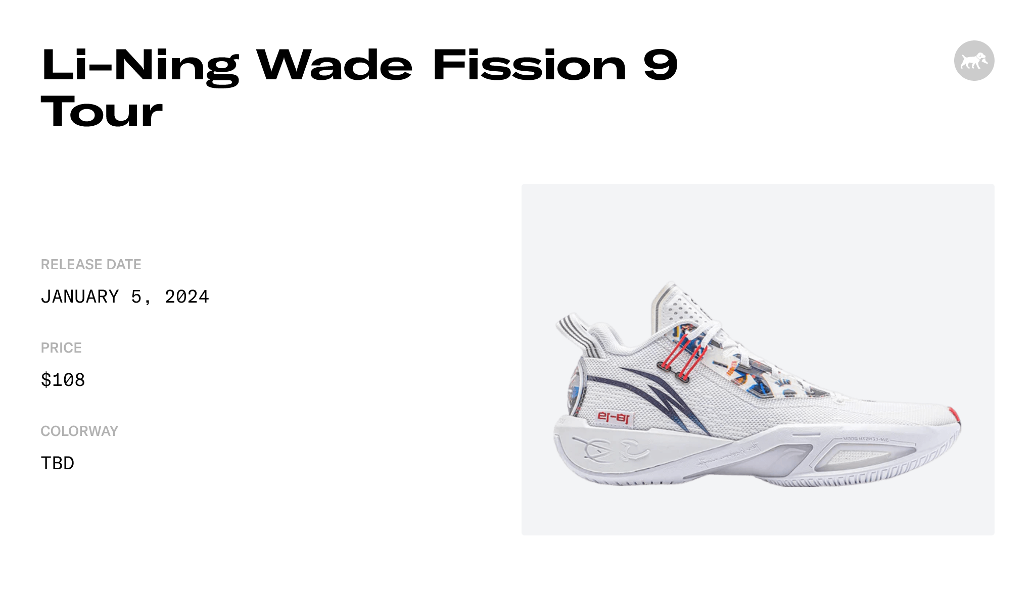 Li-Ning Wade Fission 9 Tour - ABPU003-4 Raffles & Where to Buy