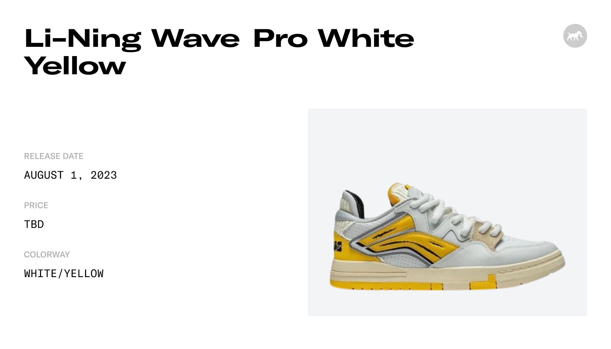 Li-Ning Wave Pro White Yellow - AECS093-1 Raffles & Where to Buy