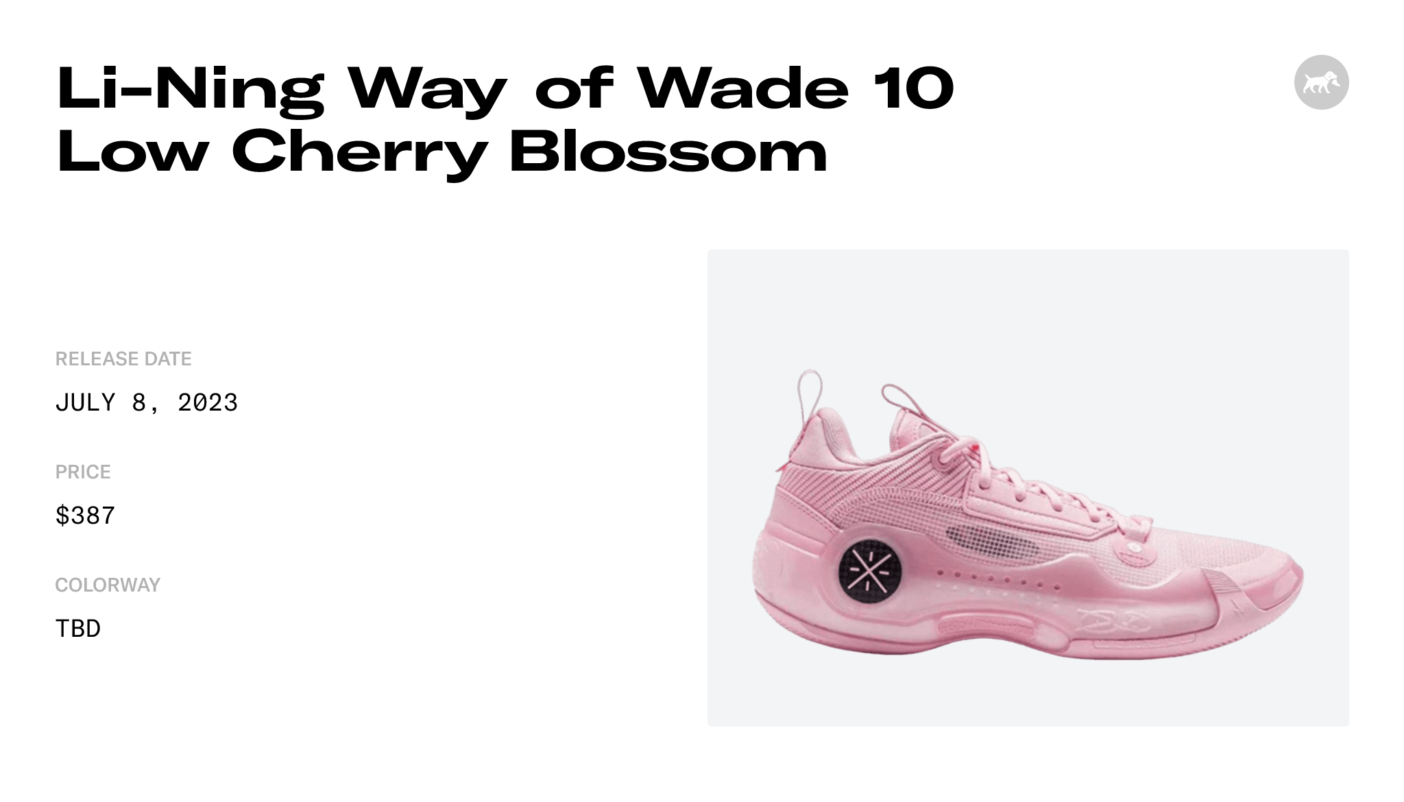 Li-Ning Way of Wade 10 Low Cherry Blossom - ABAS083-3