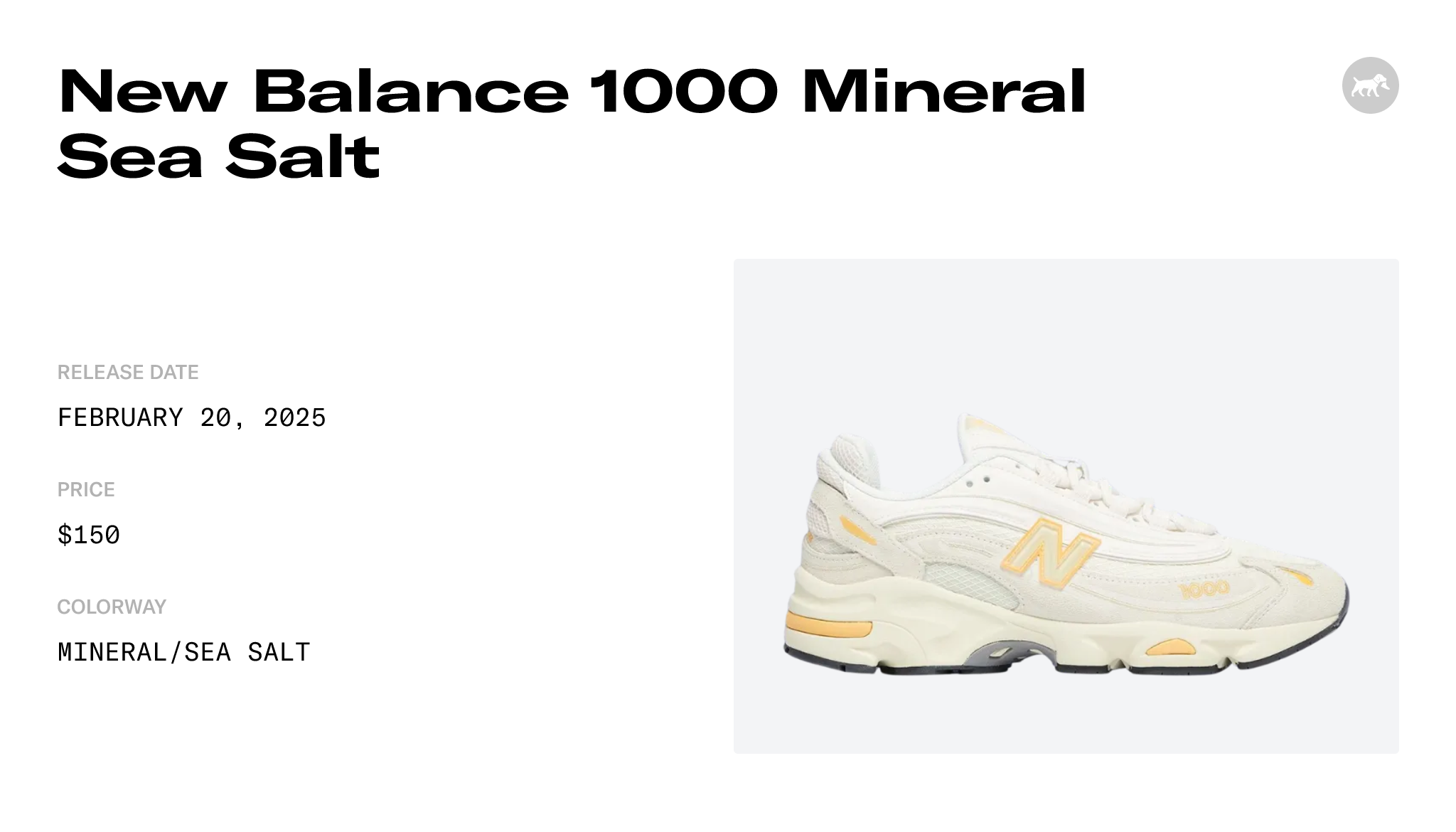New Balance 1000 Mineral Sea Salt - M1000FLM Raffles & Where to Buy