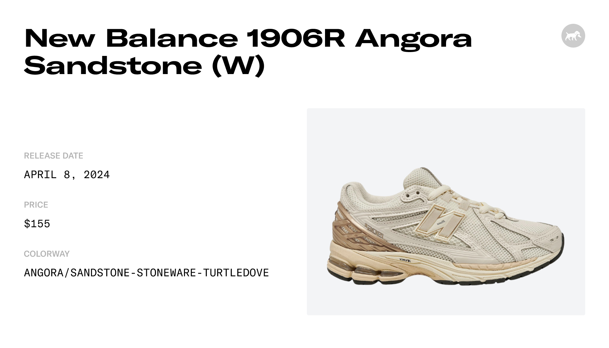 New Balance 1906R Angora Sandstone (W) - W1906RJA Raffles & Where to Buy