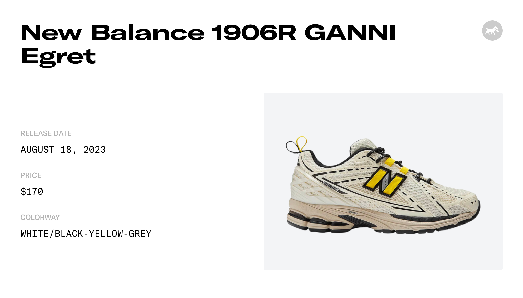 New Balance 1906R GANNI Egret - M1906RGG Raffles & Where to Buy