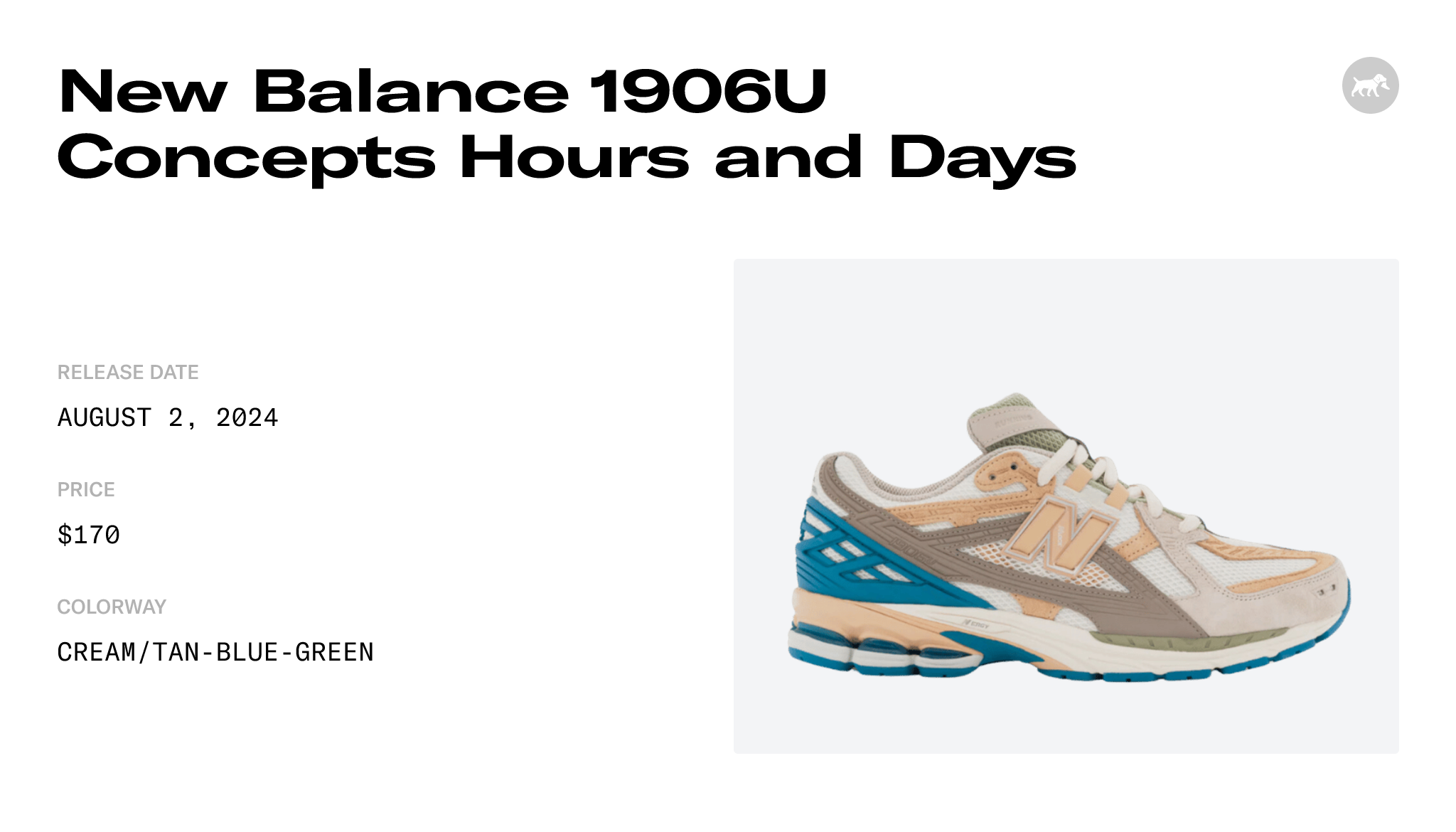 New Balance 1906U Concepts Hours and Days - M1906NCS