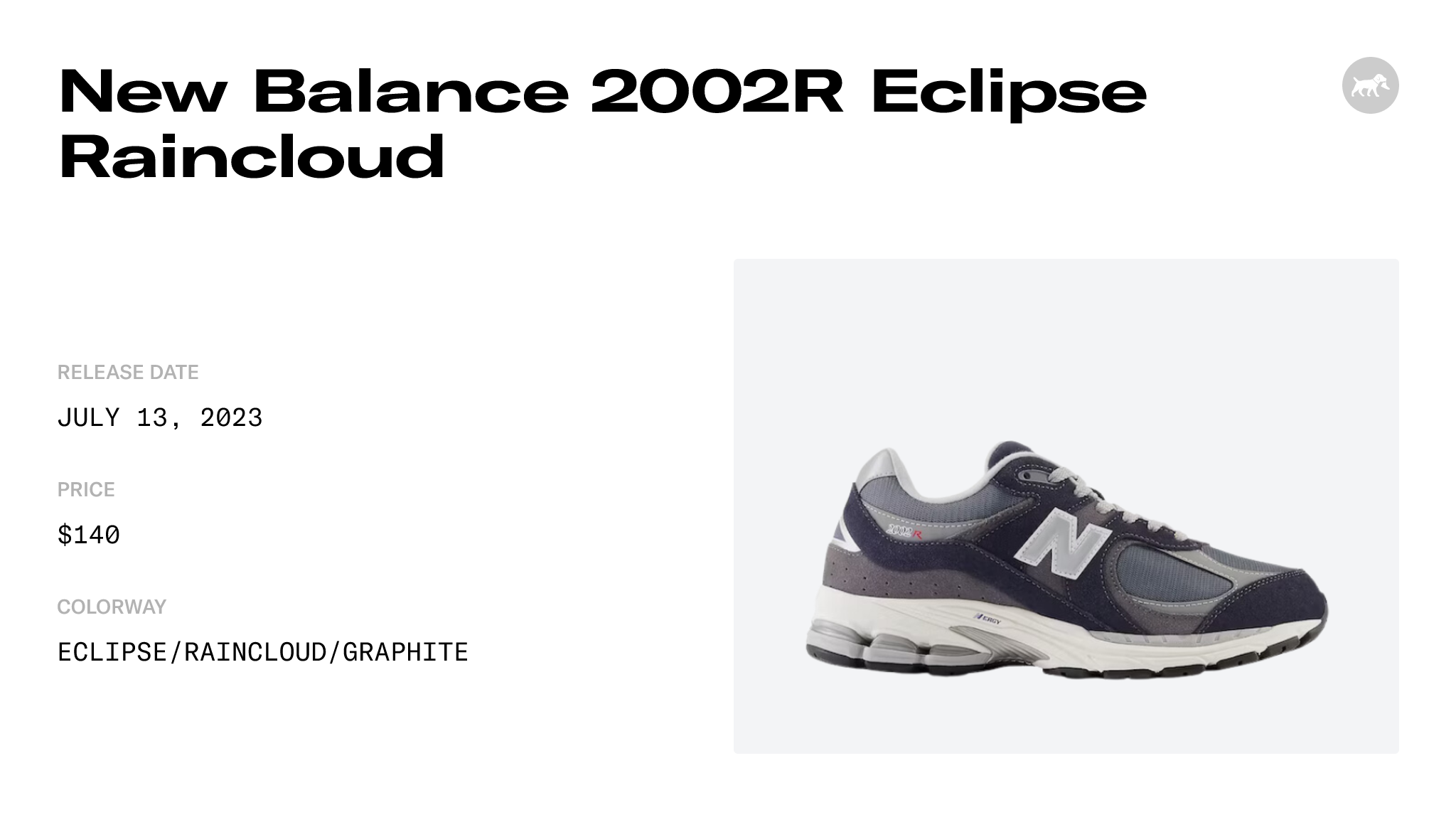 New Balance 2002R Eclipse Raincloud - M2002RSF Raffles & Where to Buy