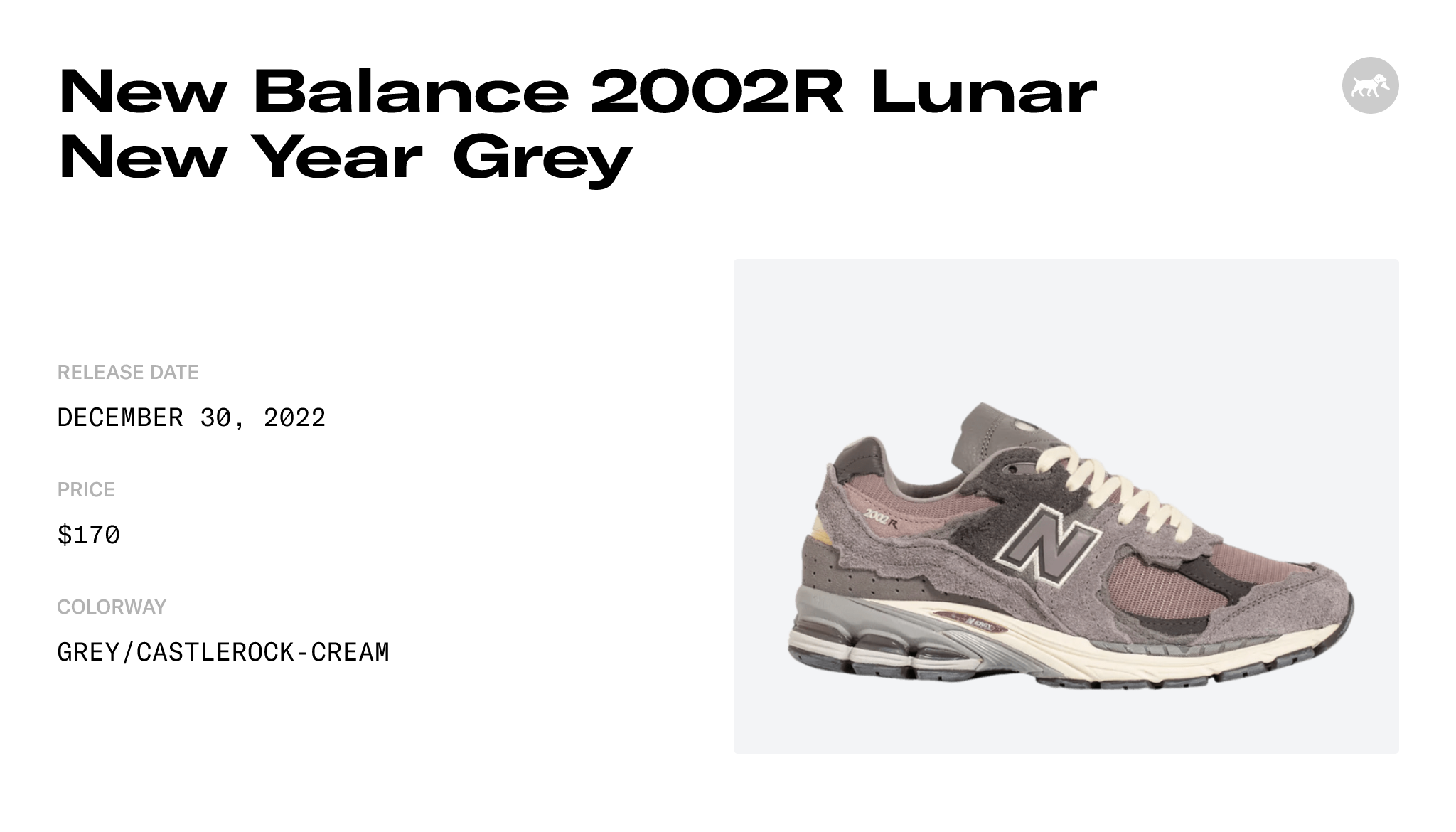 New Balance 2002R Lunar New Year Grey - M2002RDY Raffles & Where to Buy