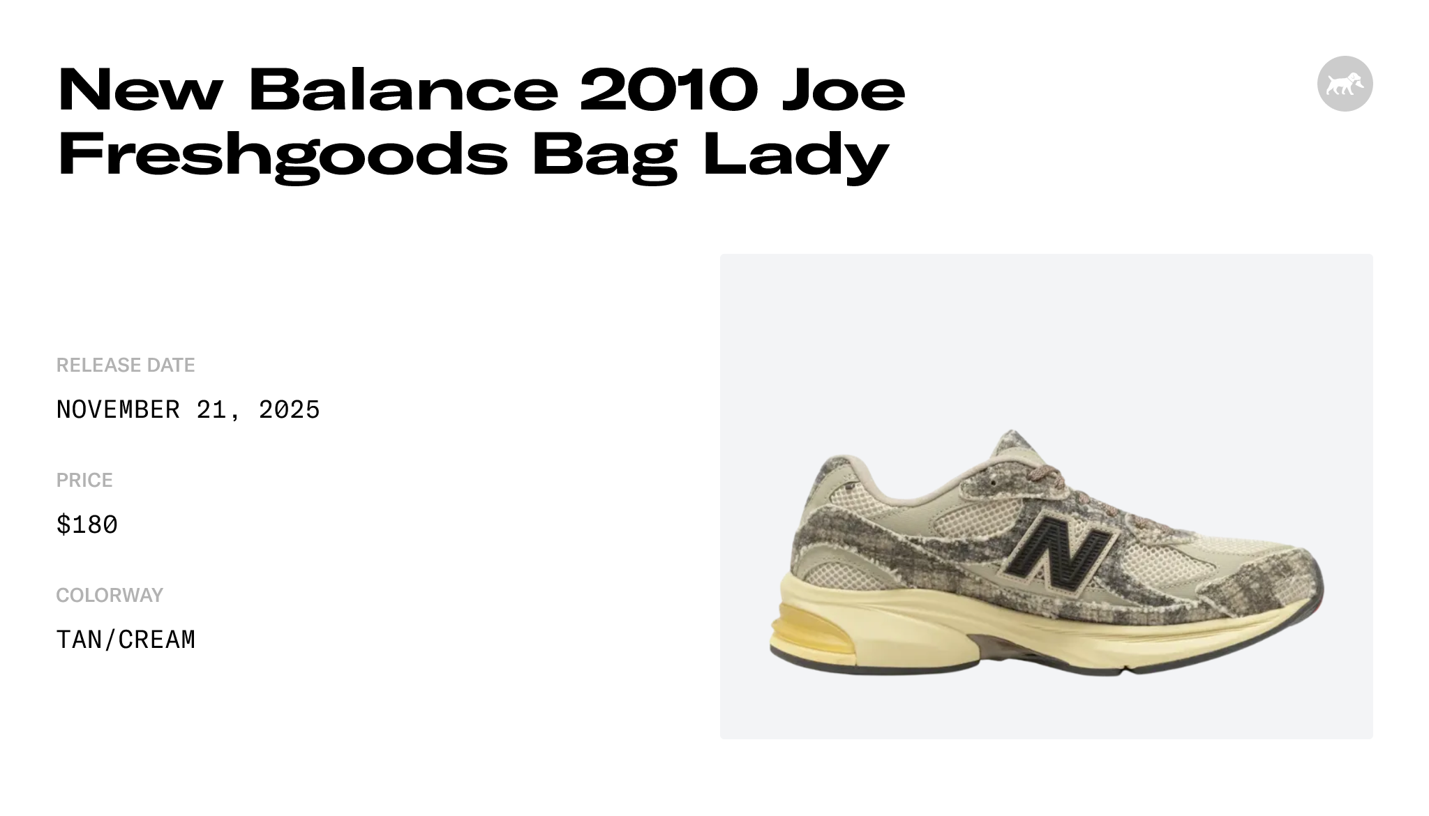 New Balance 2010 Joe Freshgoods Bag Lady - U2010JG1