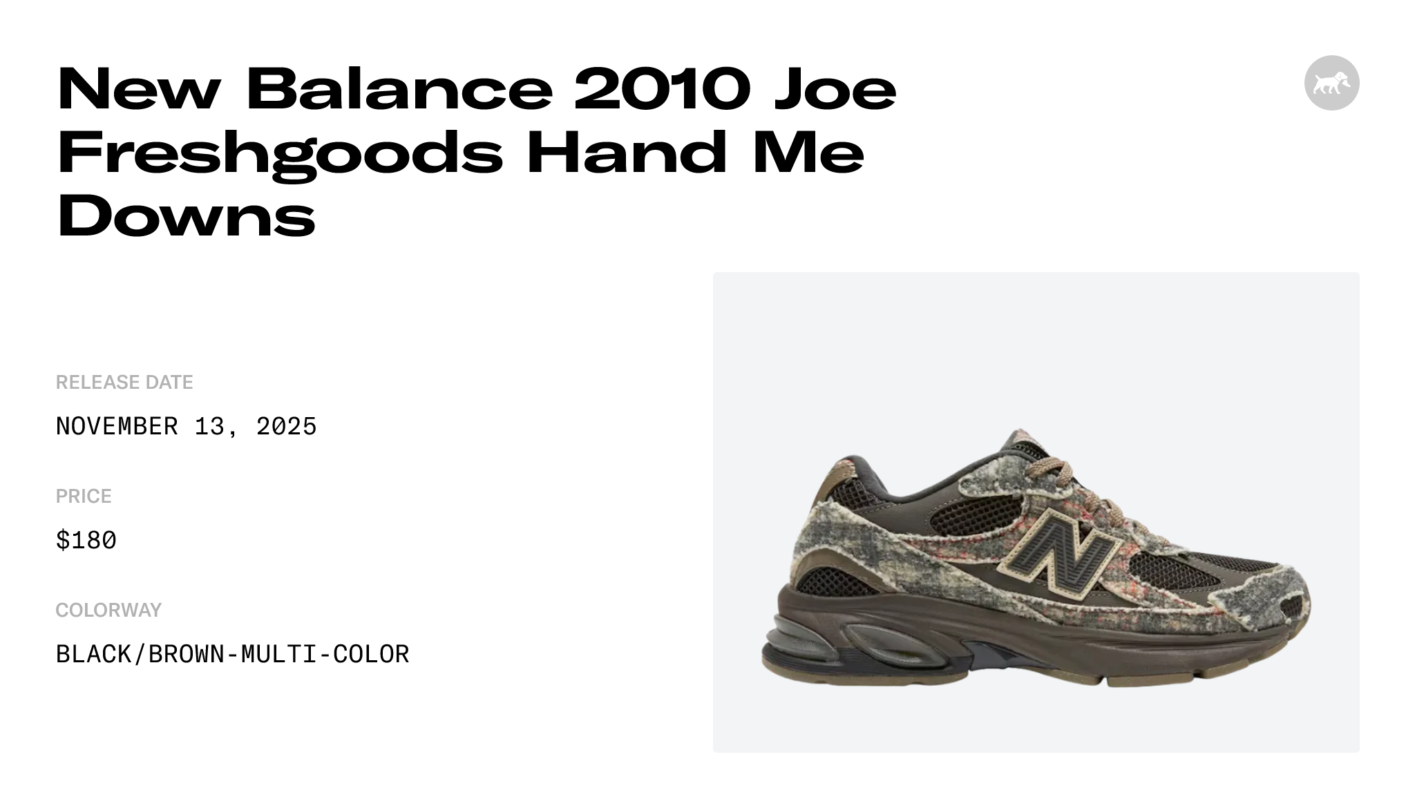 New Balance 2010 Joe Freshgoods Hand Me Downs - U2010JF1