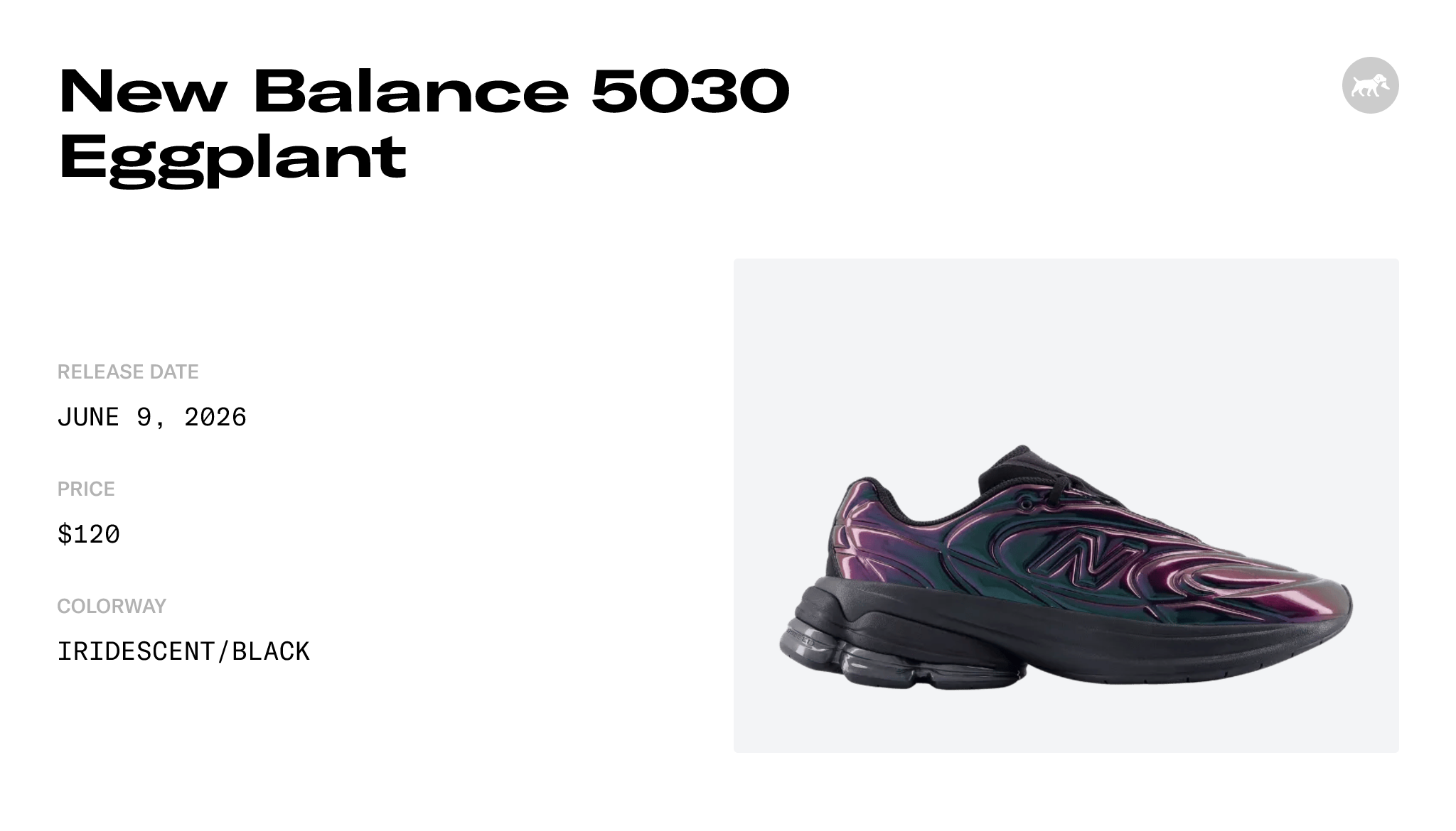 New Balance 5030 Eggplant - U50307MC Release Info
