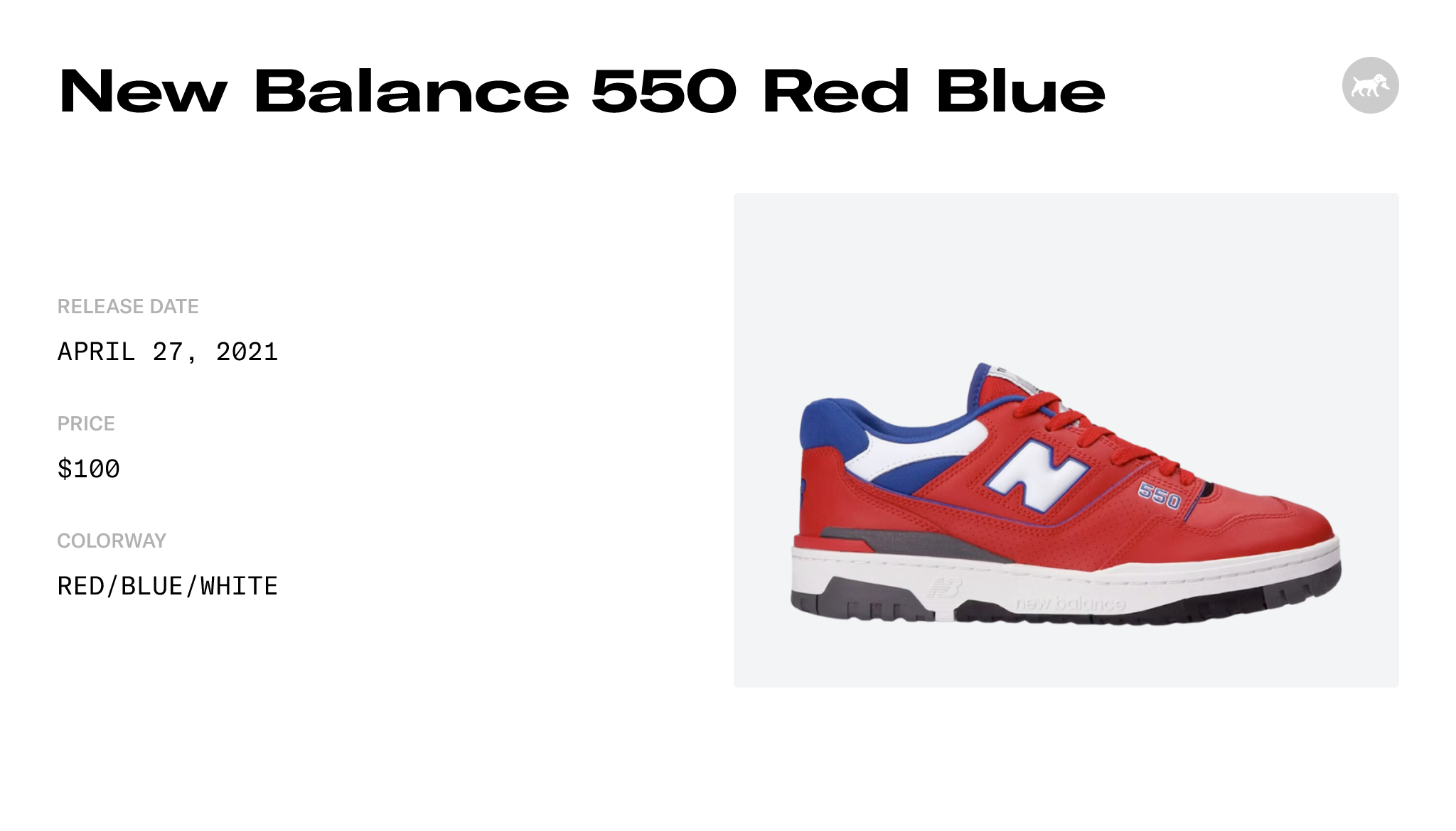 New Balance 550 Red Blue - BB550MD1 Raffles & Where to Buy