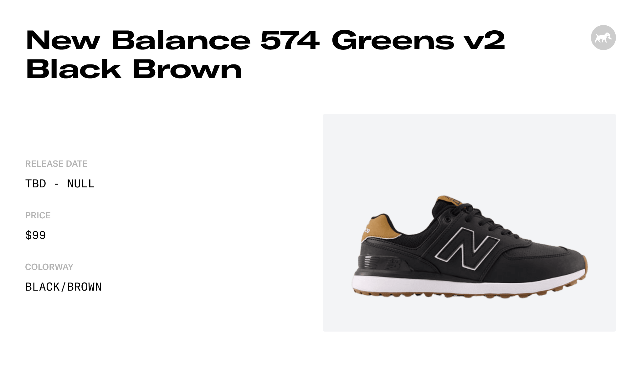 New Balance 574 Greens v2 Black Brown - MG574BGM Release Info