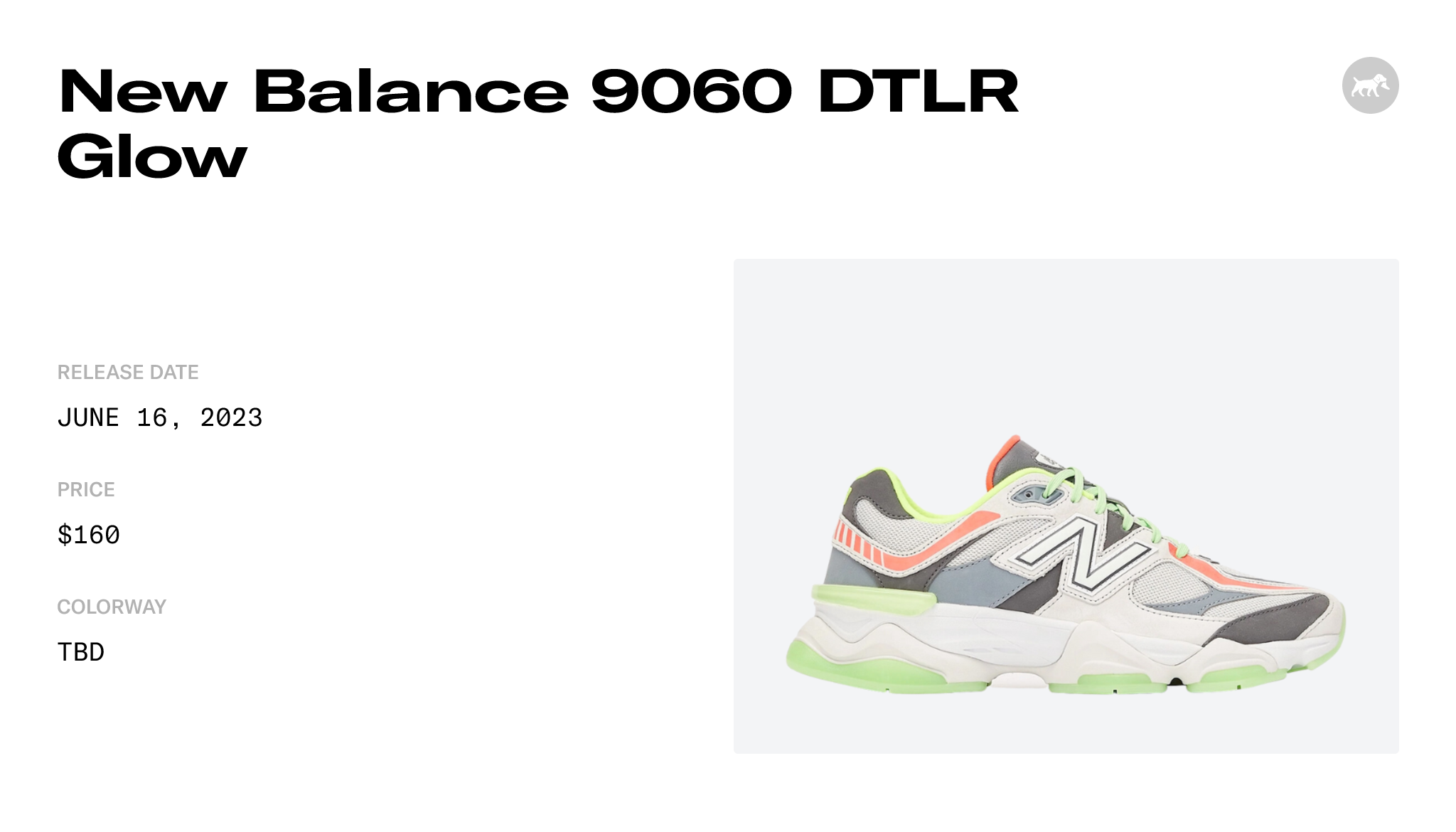 New Balance 9060 DTLR Glow - U9060DGG Raffles & Where to Buy