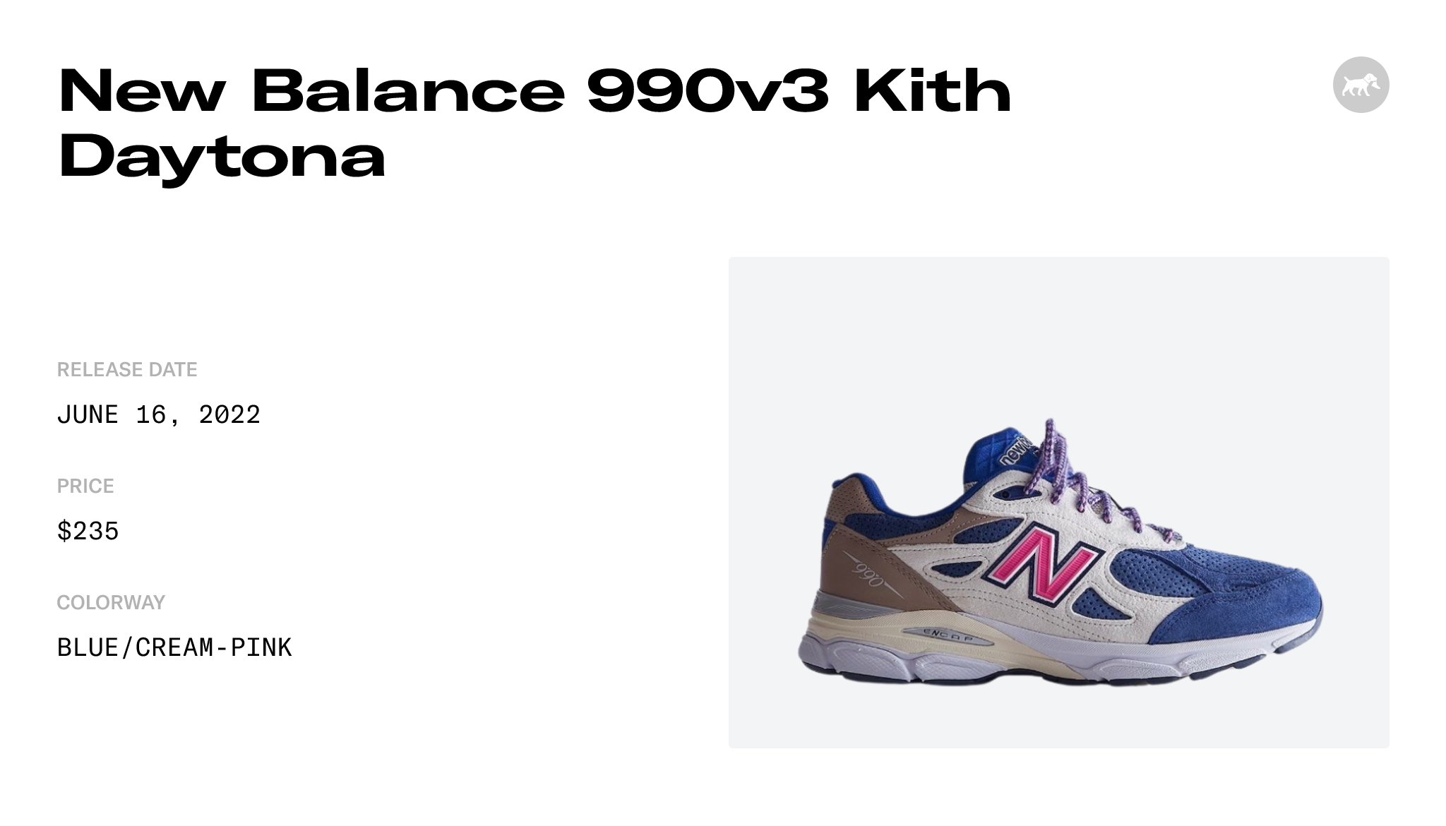 New Balance 990v3 Kith Daytona - M990KH3 Raffles & Where to Buy