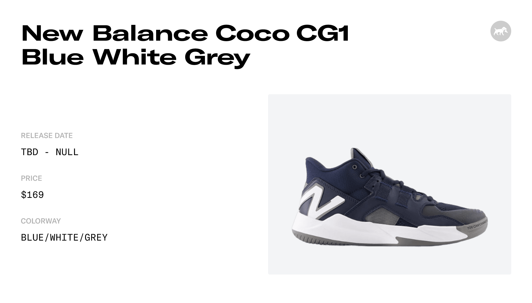 New Balance Coco CG1 Blue White Grey - UCHCOCON Release Info
