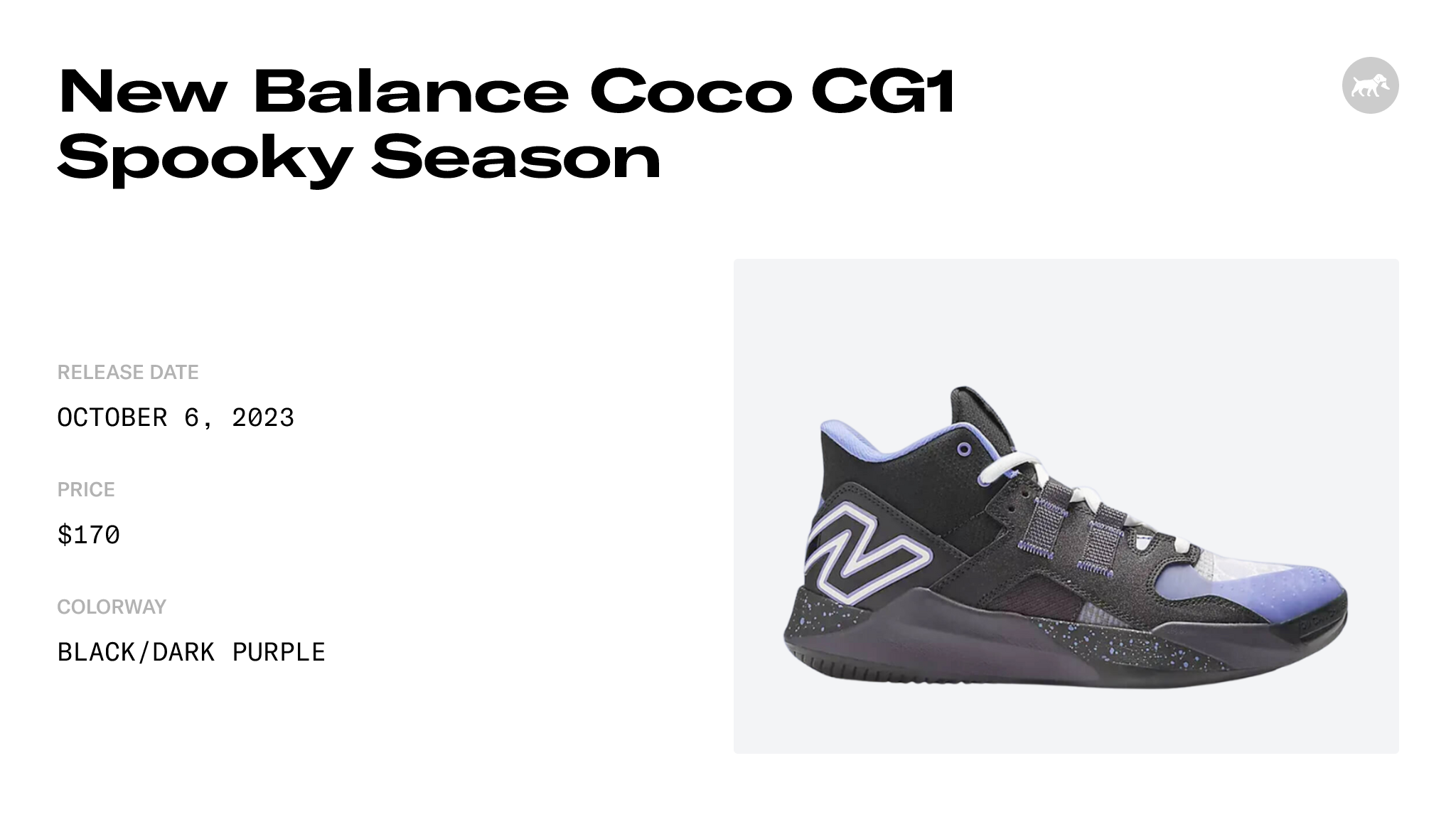 New Balance Coco CG1 Spooky Season - UCHCOCOO Raffles & Where to Buy