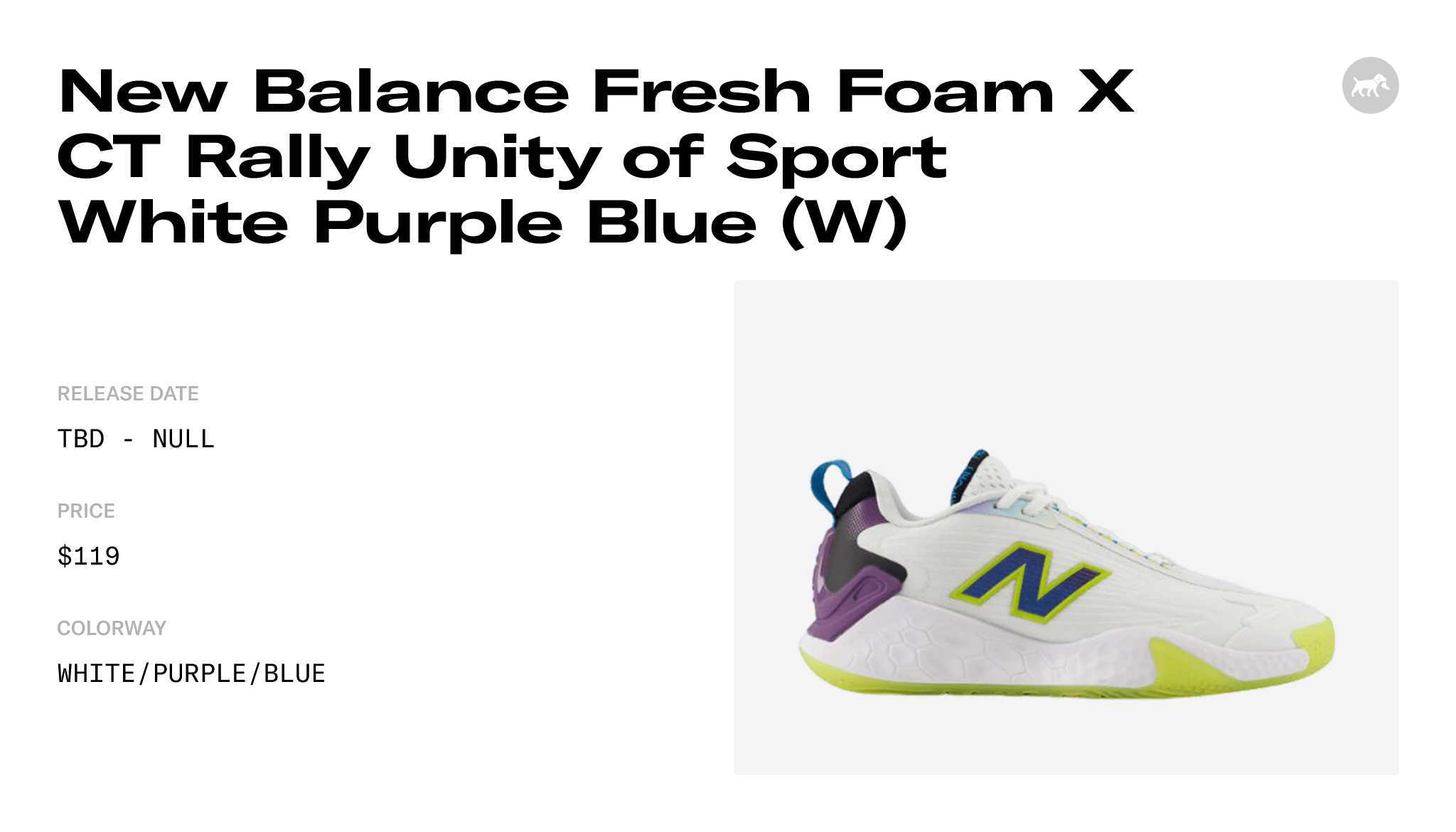 New Balance Fresh Foam X CT Rally Unity of Sport White Purple Blue (W ...