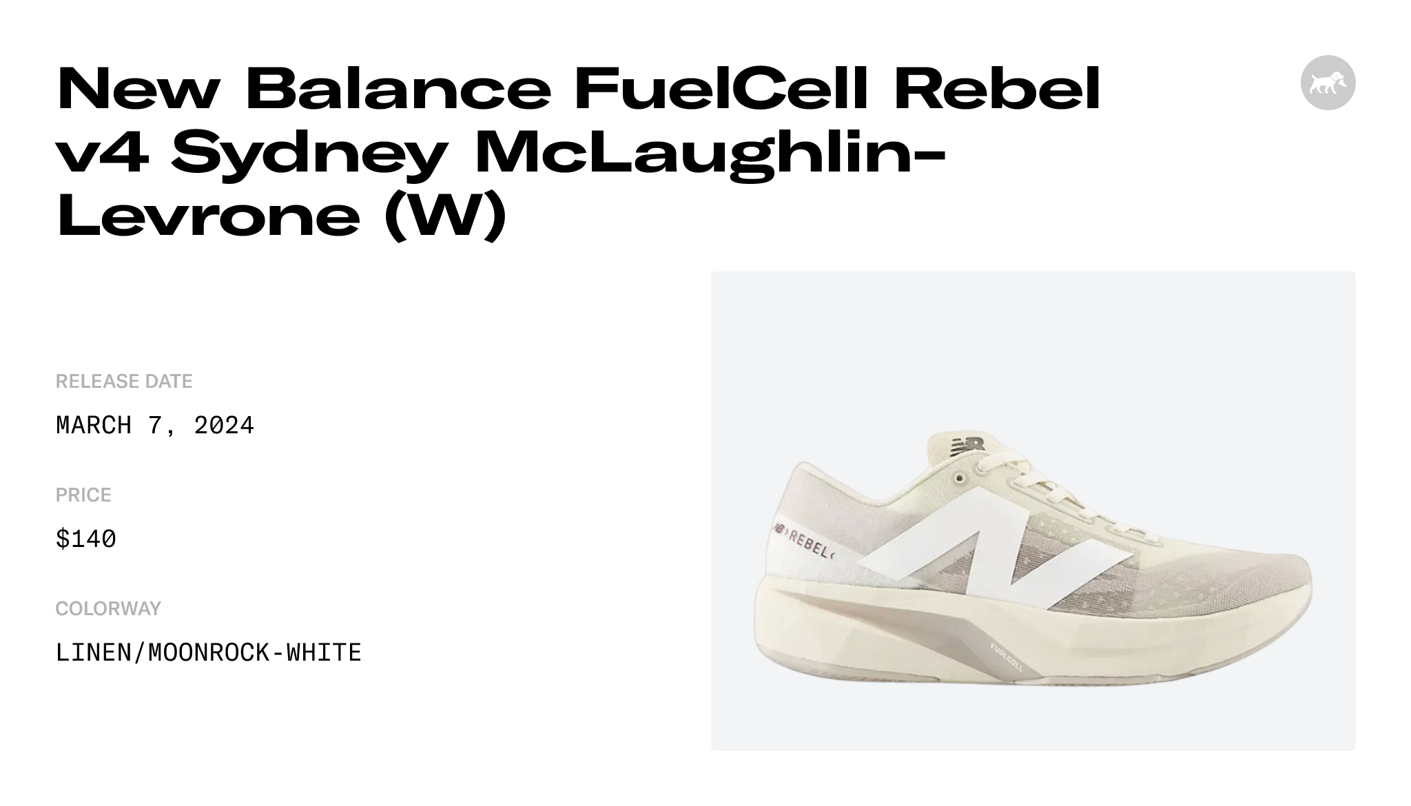 New Balance FuelCell Rebel v4 Sydney McLaughlin-Levrone (W) - WFCXSYD