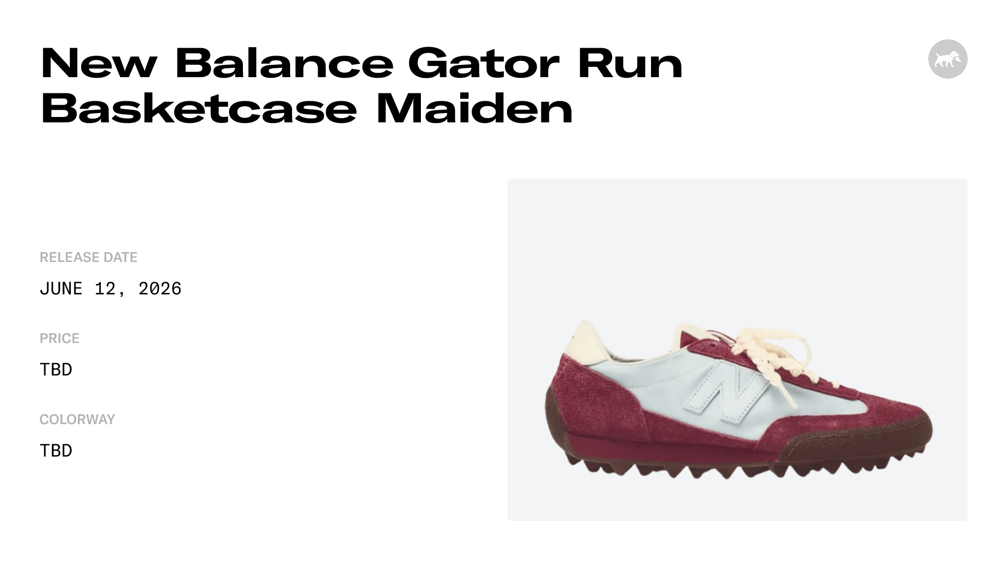 New Balance Gator Run Basketcase Maroon Release Info