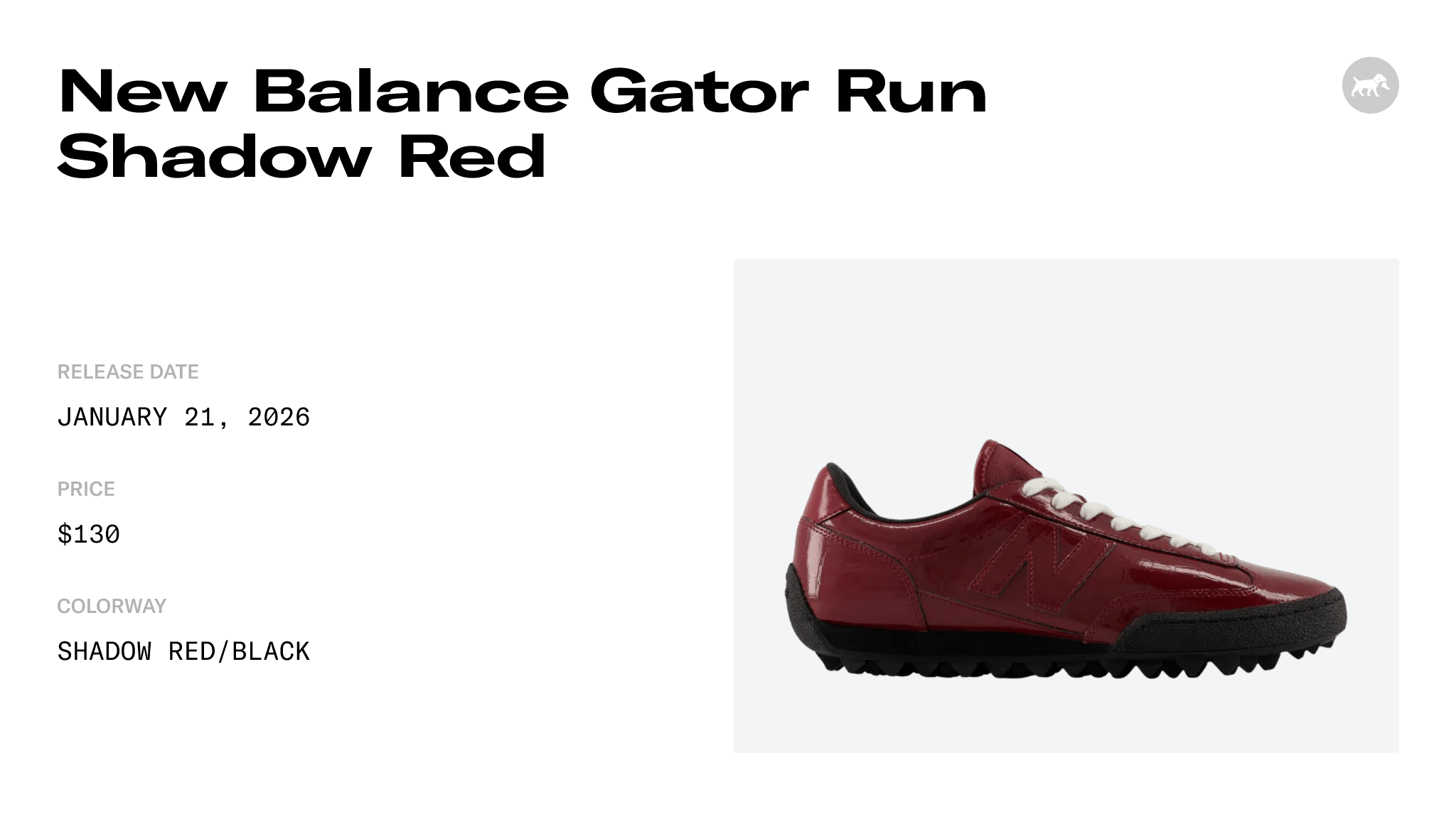 New Balance Gator Run Shadow Red - UGTR17G Raffles & Where to Buy