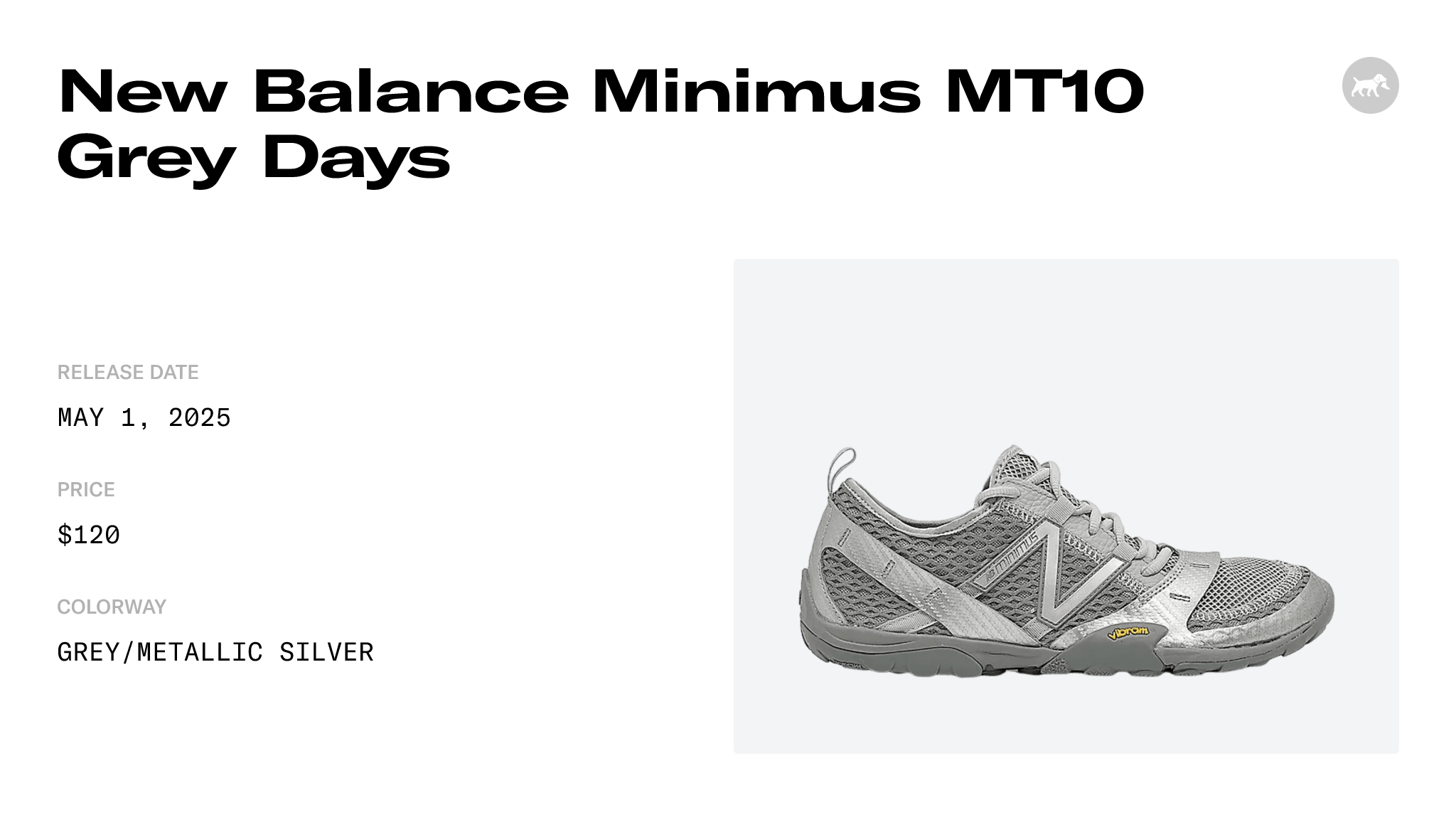 New Balance Minimus MT10 Grey Days - MT10OAB Raffles & Where to Buy