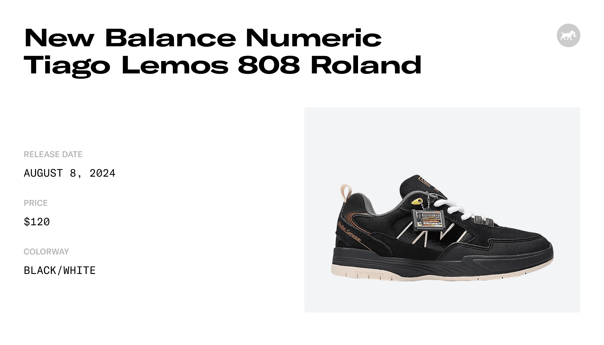 New Balance Numeric Tiago Lemos 808 Roland - NM808ROB