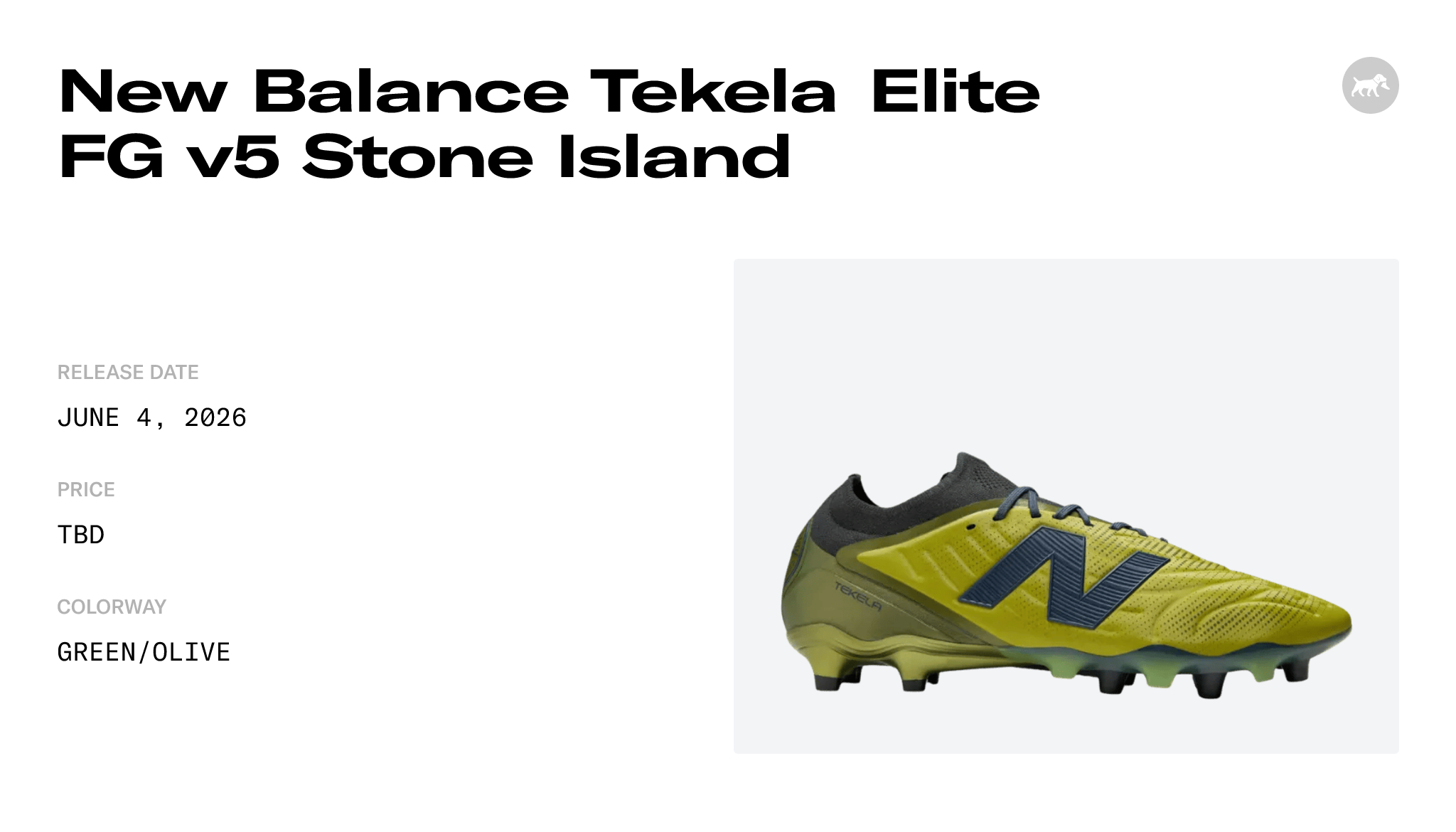New Balance Tekela Elite FG v5 Stone Island - UT1FL6BZ Release Info