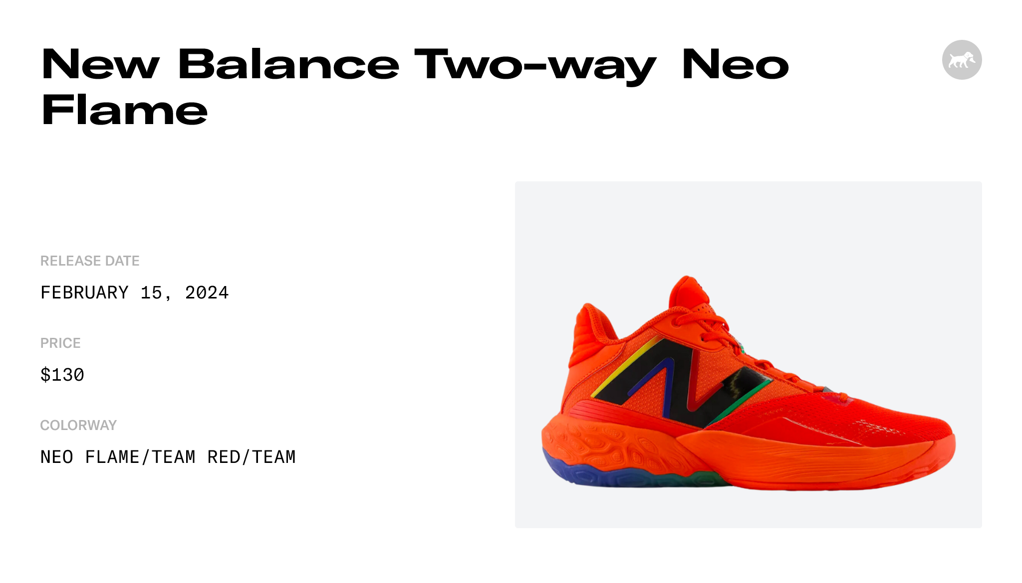 New Balance Two-way Neo Flame - BB2WYGP4-651 Raffles & Where to Buy