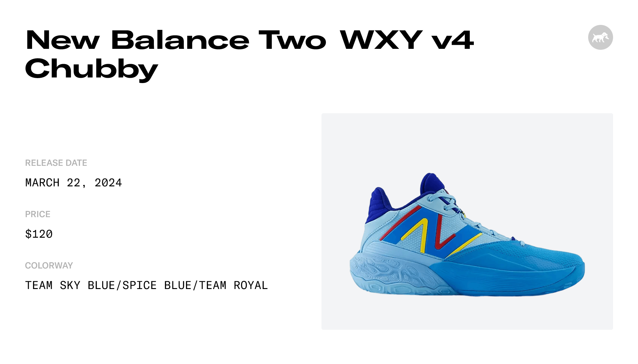 New Balance Two WXY v4 Chubby - BB2WYCH4 Raffles & Where to Buy