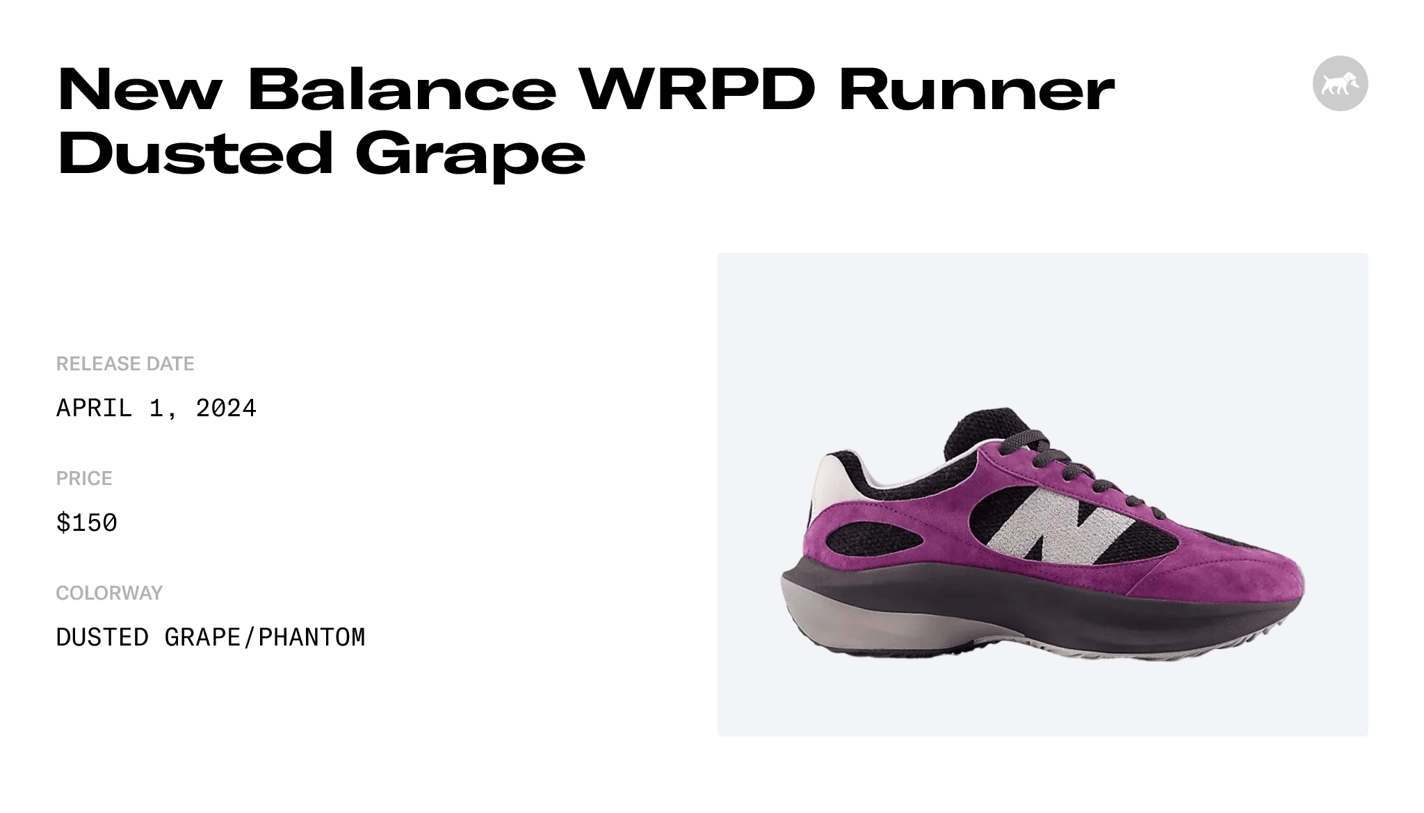 New Balance WRPD Runner Dusted Grape - UWRPDFSA Raffles & Where to Buy