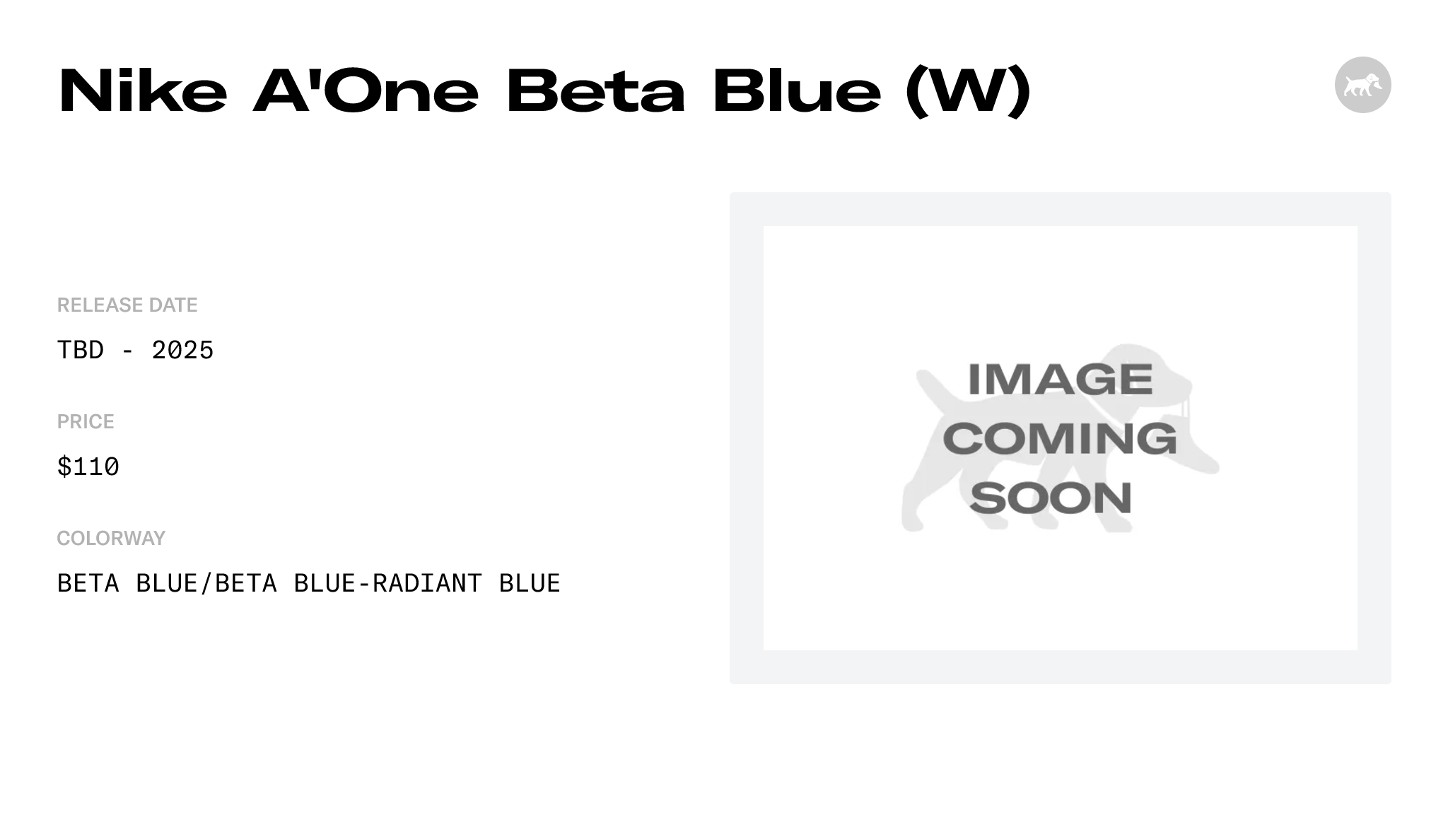 Nike A'One Beta Blue (W) - FZ8605-400 Release Info