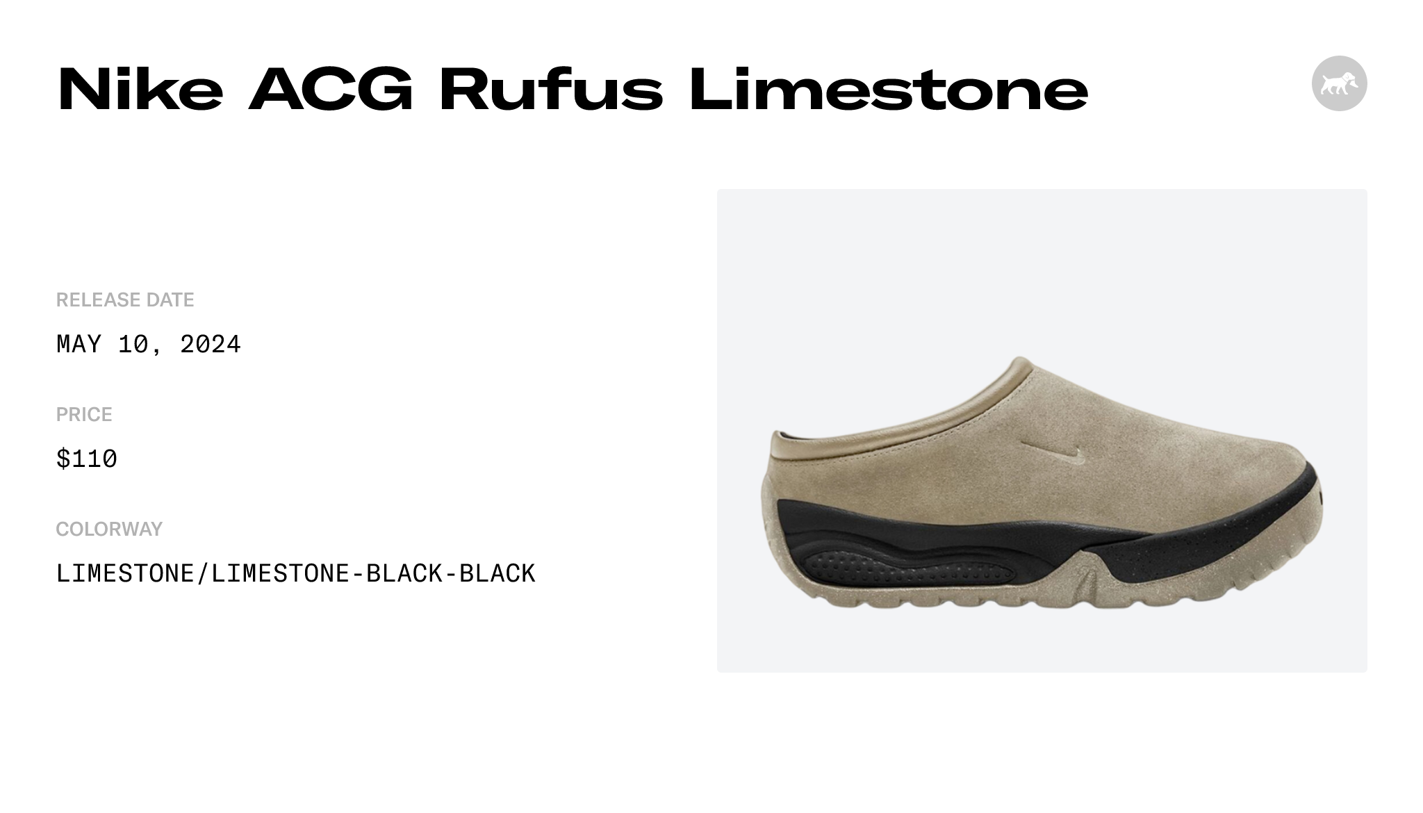 Nike ACG Rufus Limestone - FV2923-200 Raffles & Where to Buy