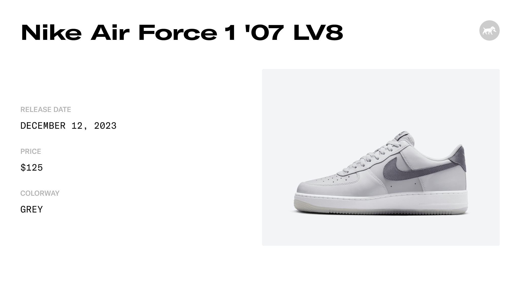 Nike Air Force 1 '07 LV8 - FJ4170-001 Release Info