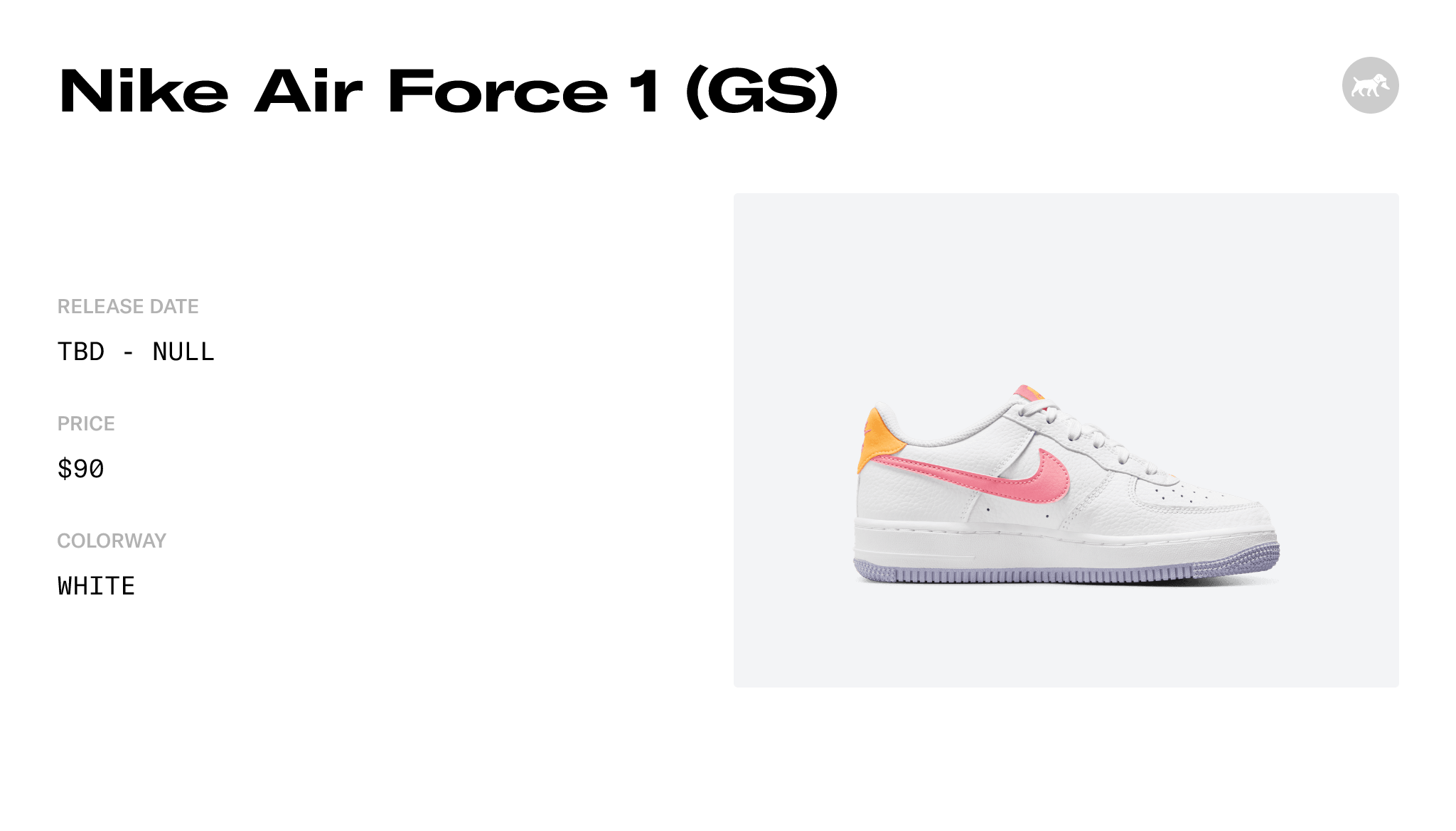 Nike Air Force 1 (GS) - DV7762-100 Release Date, Raffles & Where To Buy