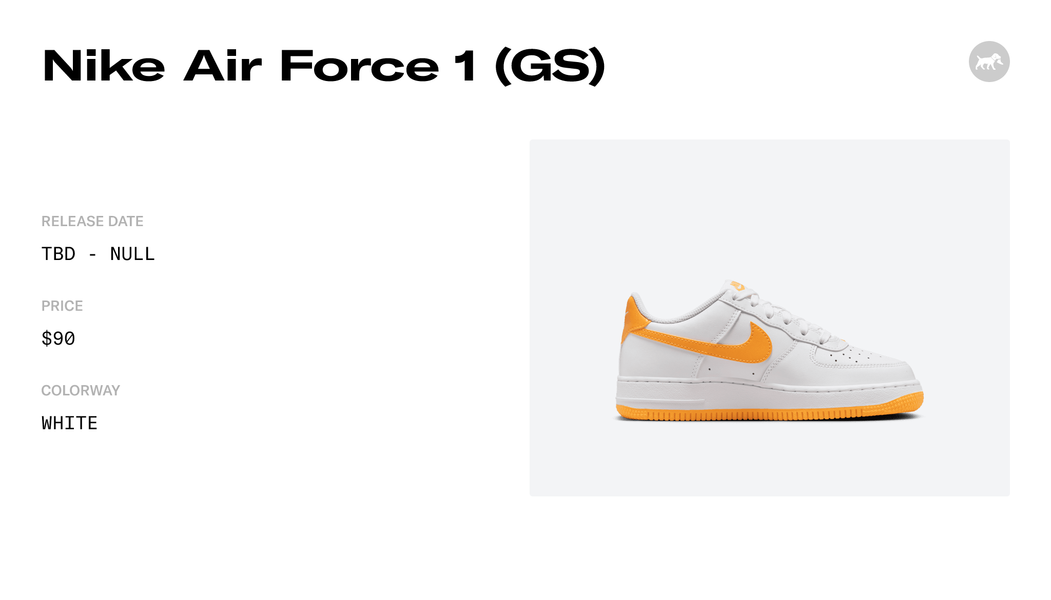 Nike Air Force 1 (GS) - FV5948-109 Release Date, Raffles & Where To Buy