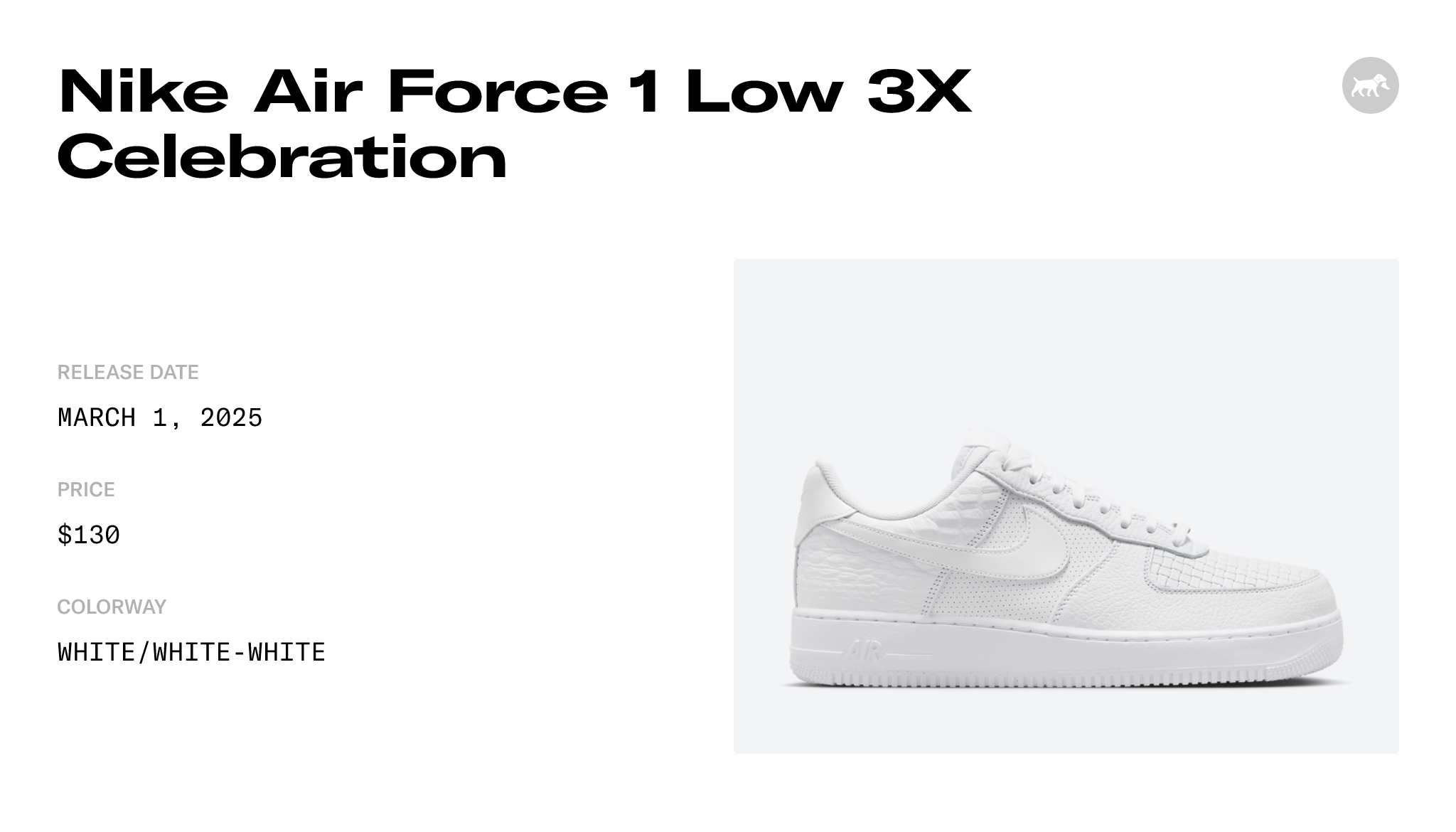 Nike Air Force 1 Low 3X Celebration - HF2893-100 Raffles & Where to Buy