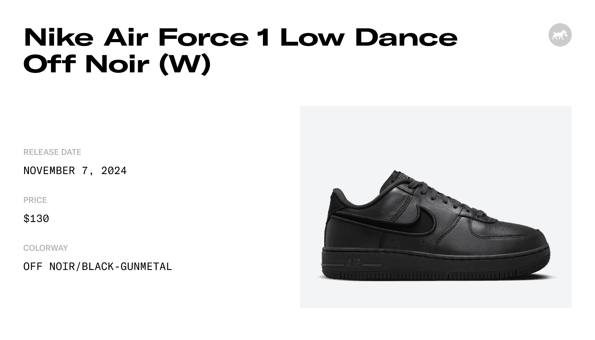Nike Air Force 1 Low Dance Off Noir (W) - FJ7409-001 Release Info
