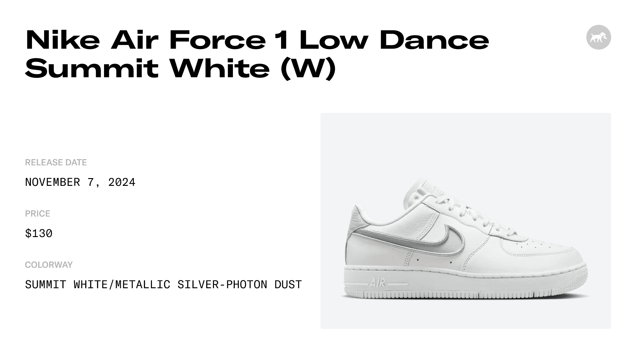 Nike Air Force 1 Low Dance Summit White (W) - FJ7409-101