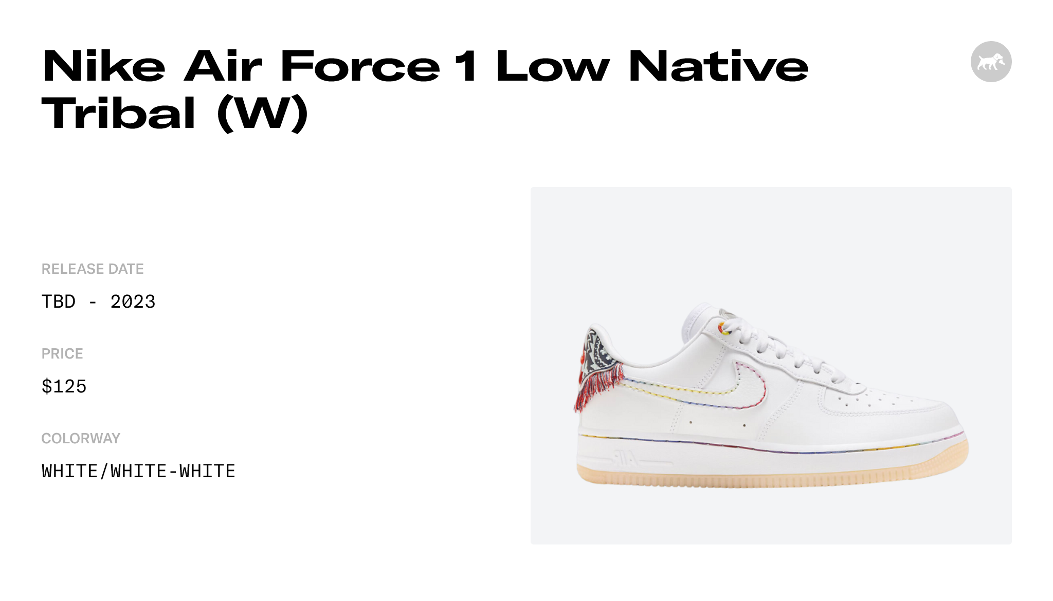 Nike Air Force 1 Low Native Tribal (W) - FN8918-111 Release Info