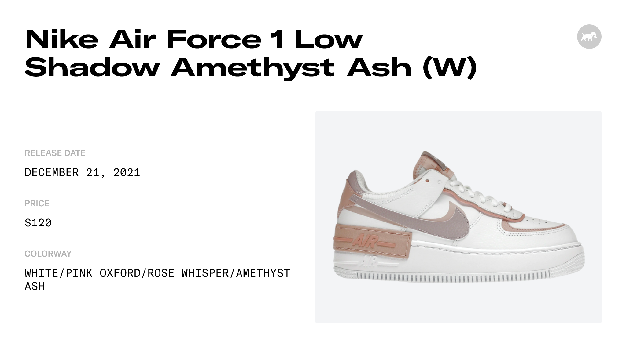 Nike Air Force 1 Low Shadow Amethyst Ash (W) - CI0919-113