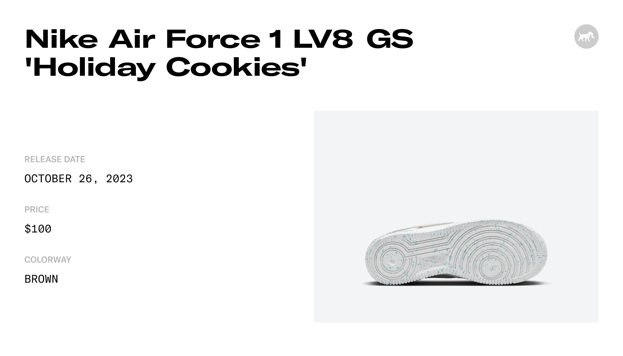 Nike Air Force 1 LV8 GS 'Holiday Cookies' - FQ8350-110