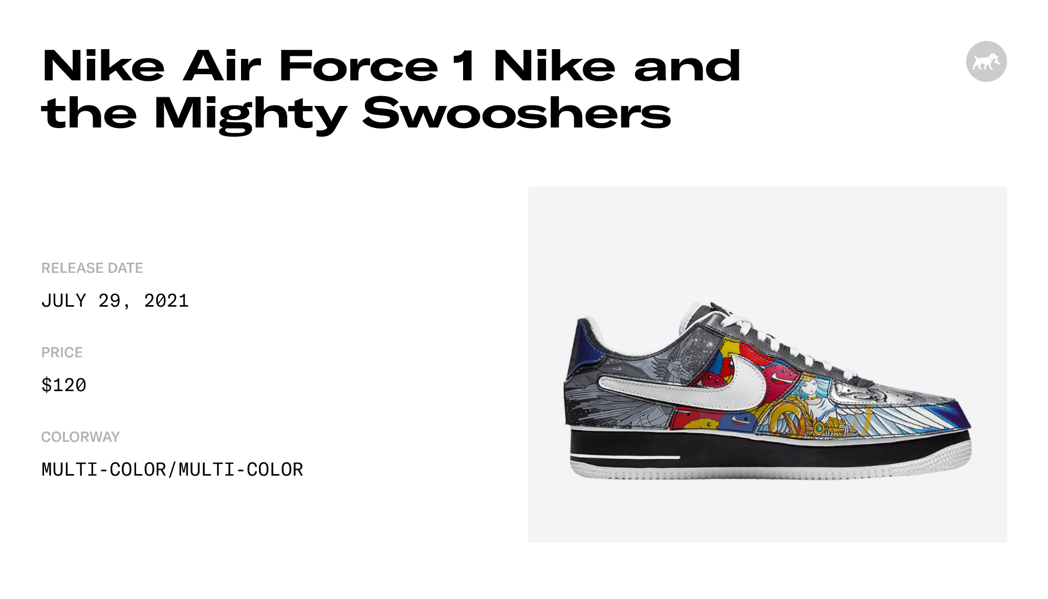 Nike Air Force 1 Nike and the Mighty Swooshers - DM5441-001 Release Info