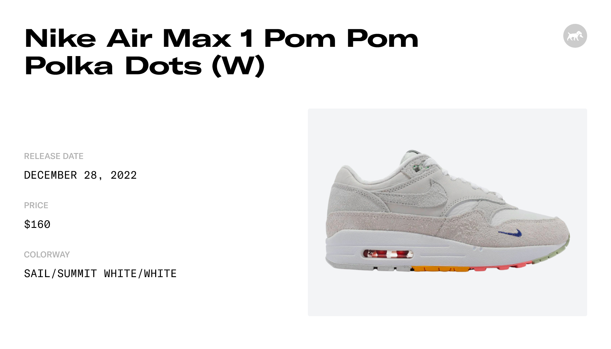 Nike Air Max 1 Pom Pom Polka Dots (W) - FB4959-121