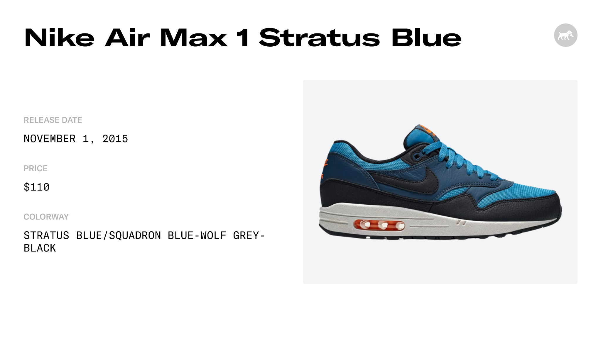 Nike Air Max 1 Stratus Blue - 537383-402 Raffles & Where to Buy
