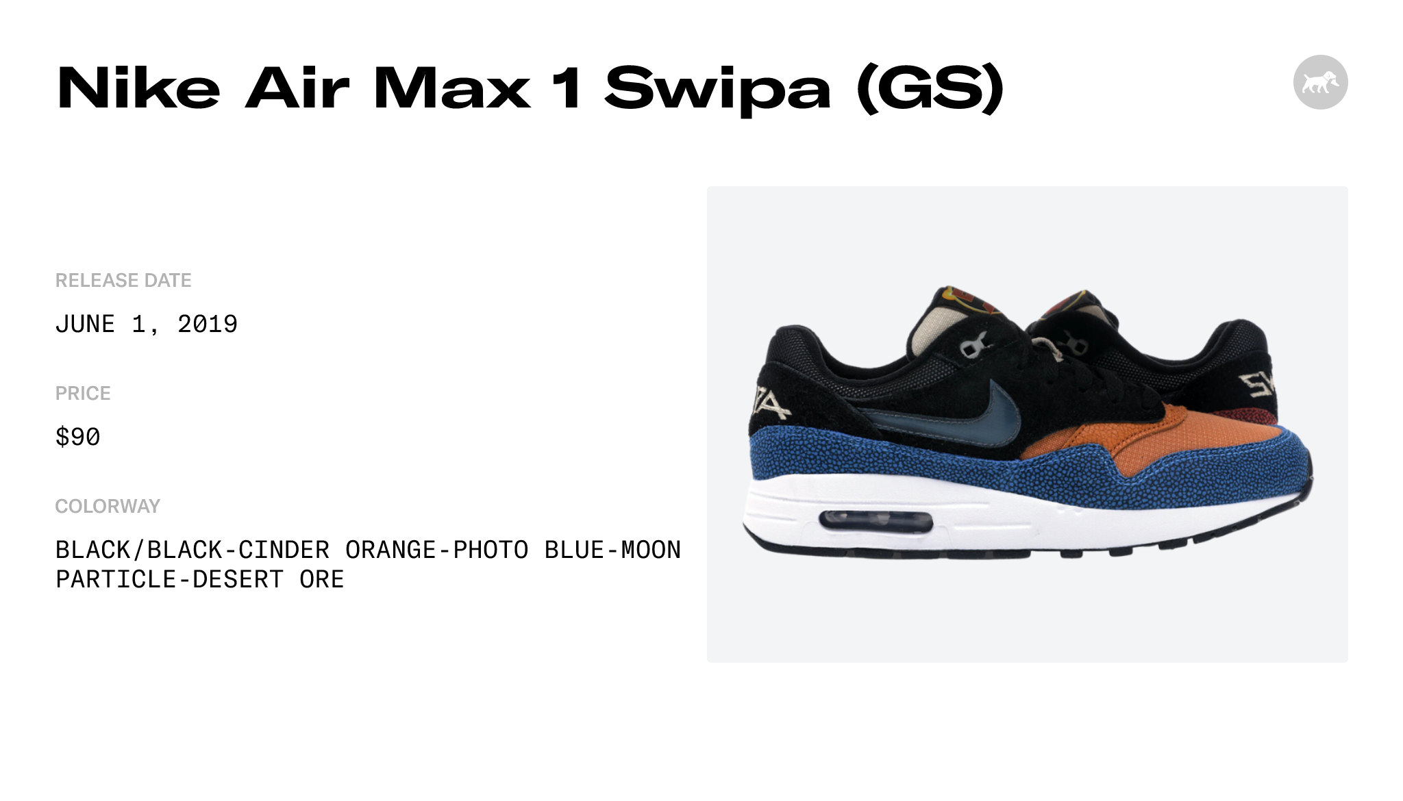 Nike Air Max 1 Swipa (GS) - CJ9888-001 Raffles & Where to Buy