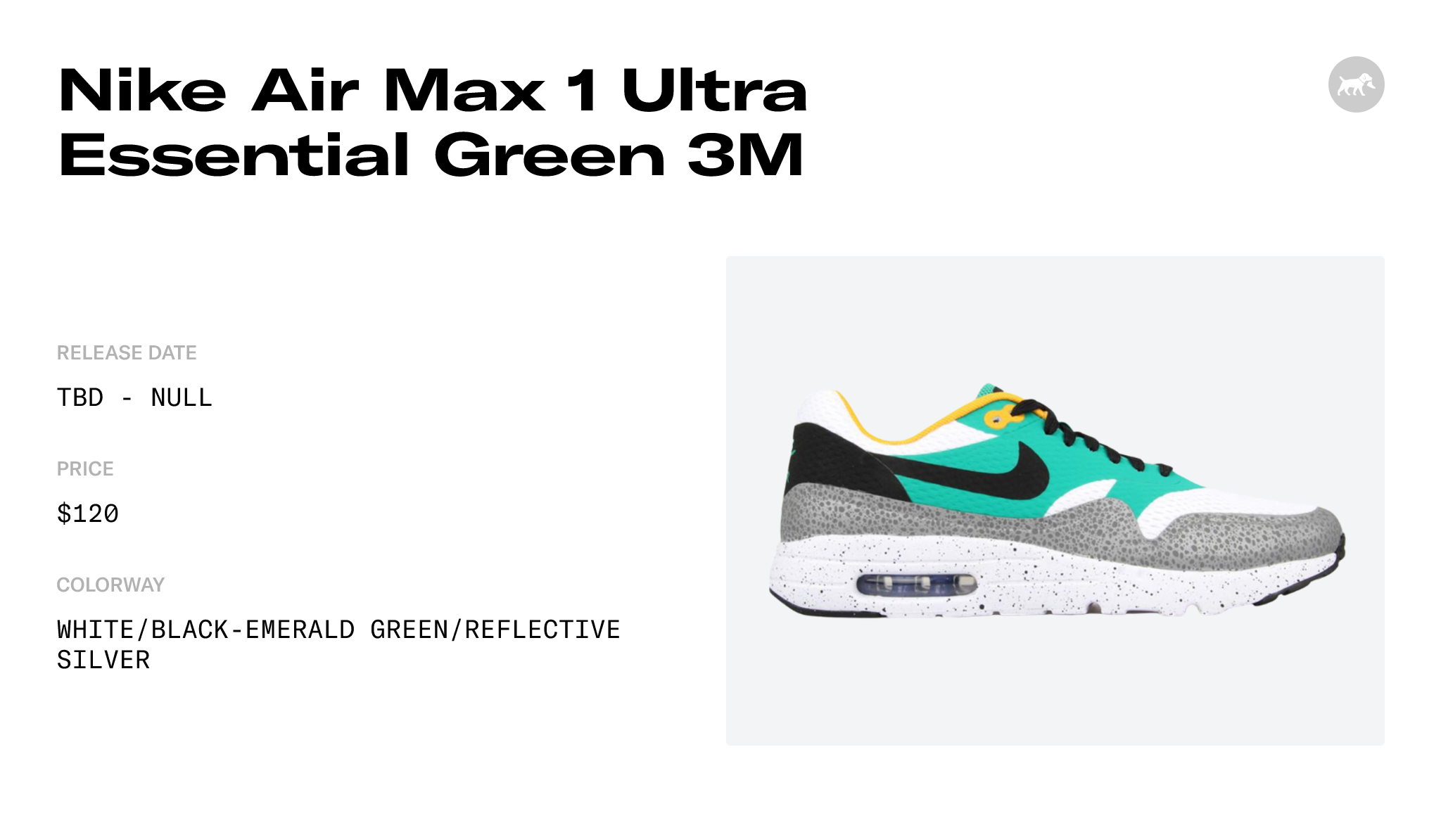 Nike Air Max 1 Ultra Essential Green 3M - 819476 103 Release Info