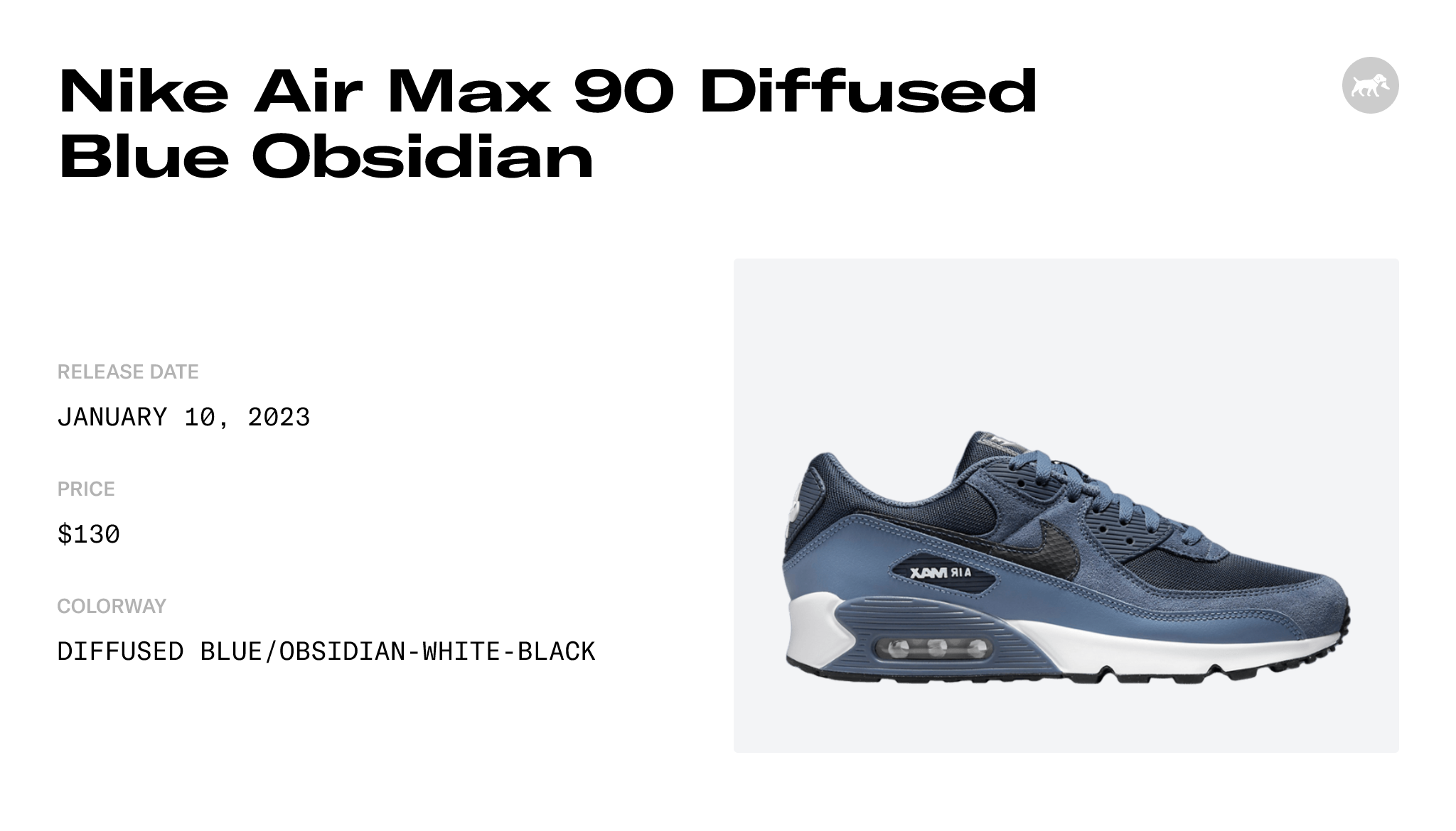 Nike Air Max 90 Diffused Blue Obsidian - FD0664-400 Release Info