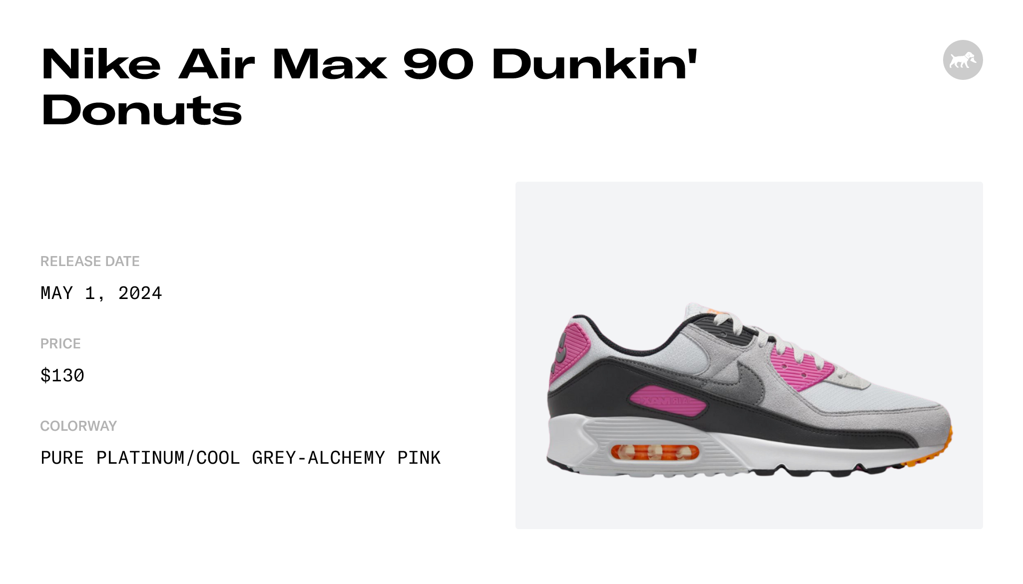 Nike Air Max 90 Dunkin' Donuts - FN6958-003 Raffles & Where to Buy